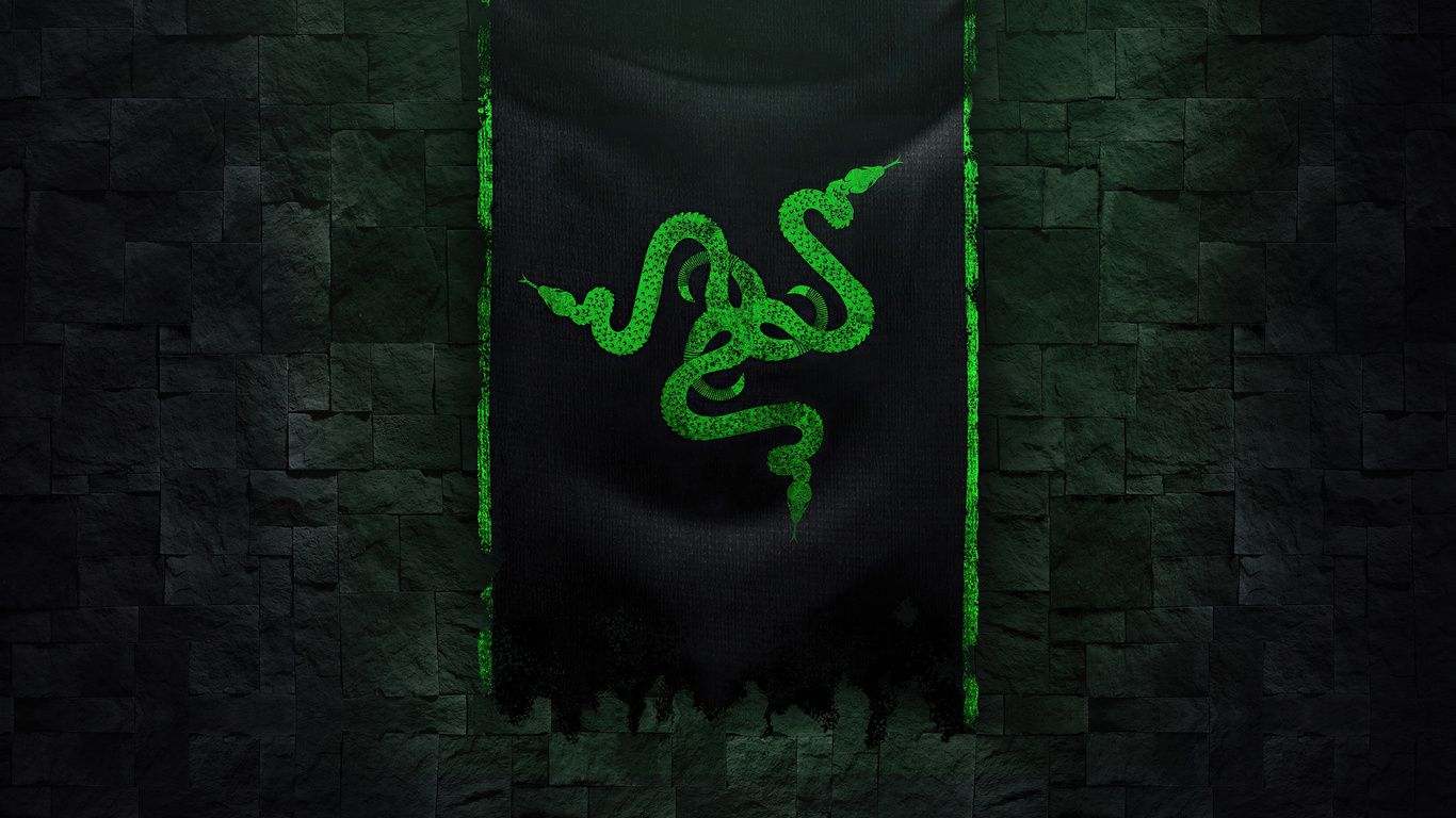 1366x768 Razer Logo Green 4k Laptop HD ,HD 4k Wallpapers,Images ...