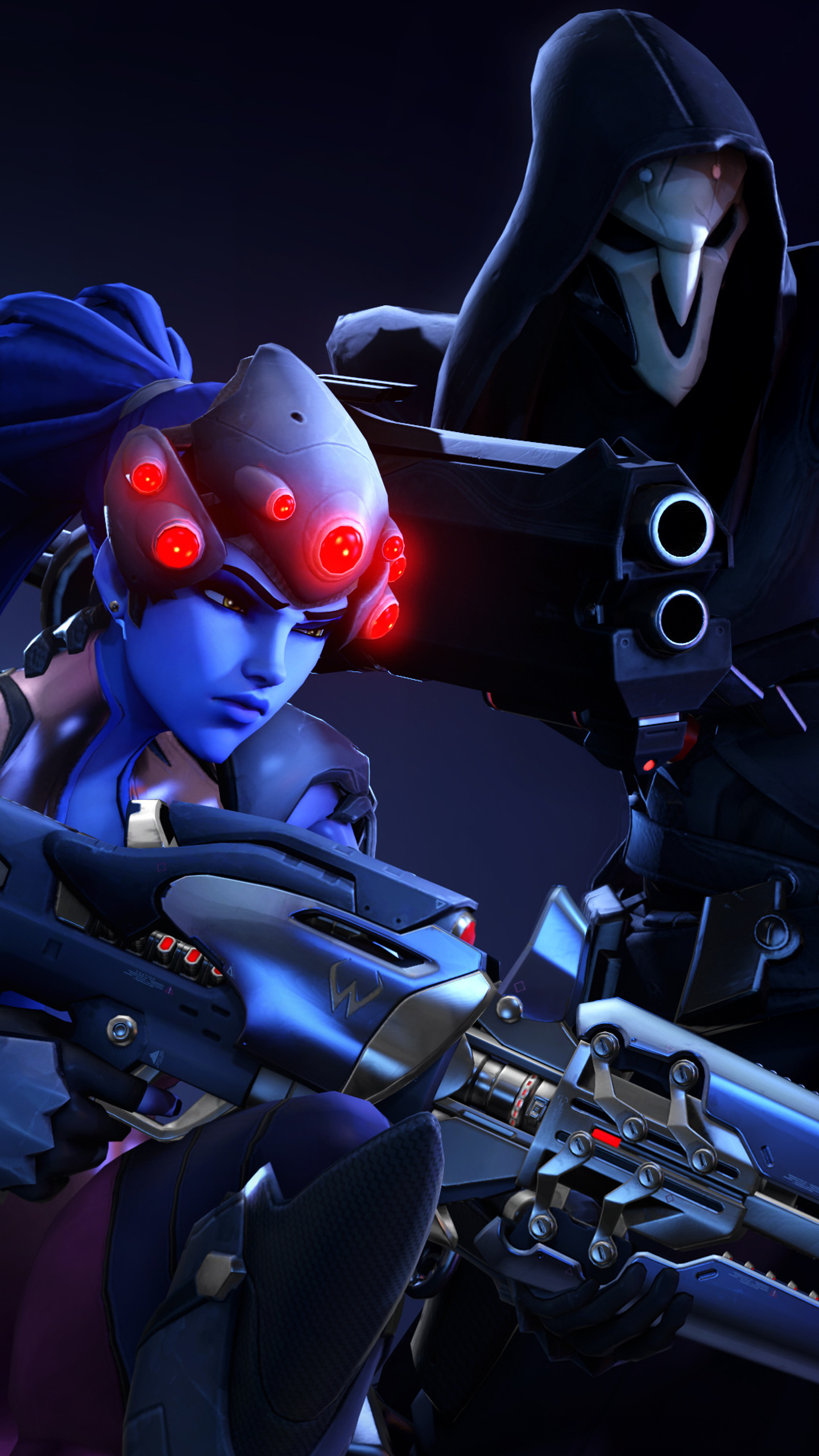 1440x2560 Reaper And Sombra Samsung Galaxy S6,S7 ,Google Pixel XL ...