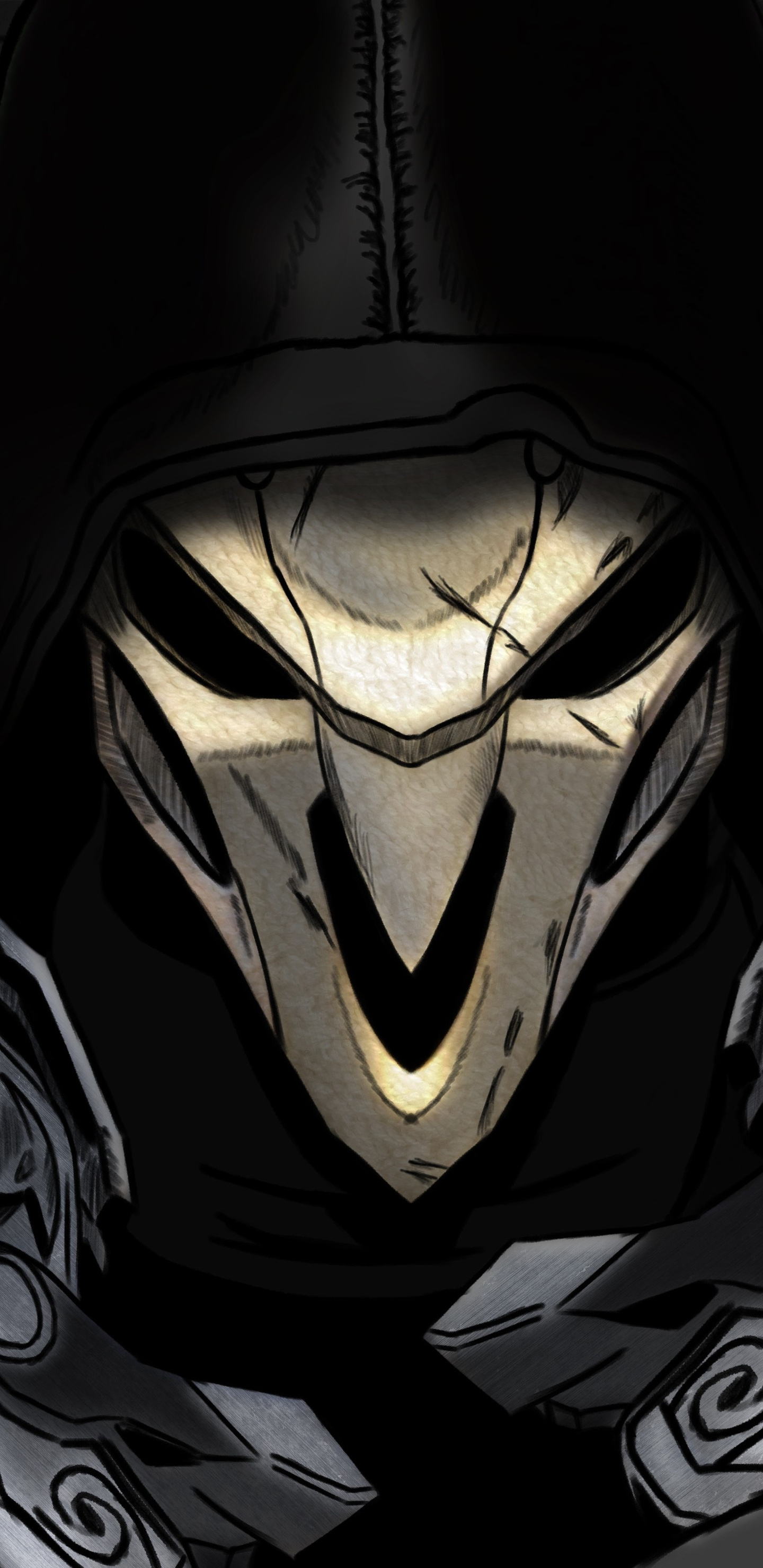 1440x2960 Reaper Overwatch Art 4k Samsung Galaxy Note 9,8, S9,S8,S8 ...