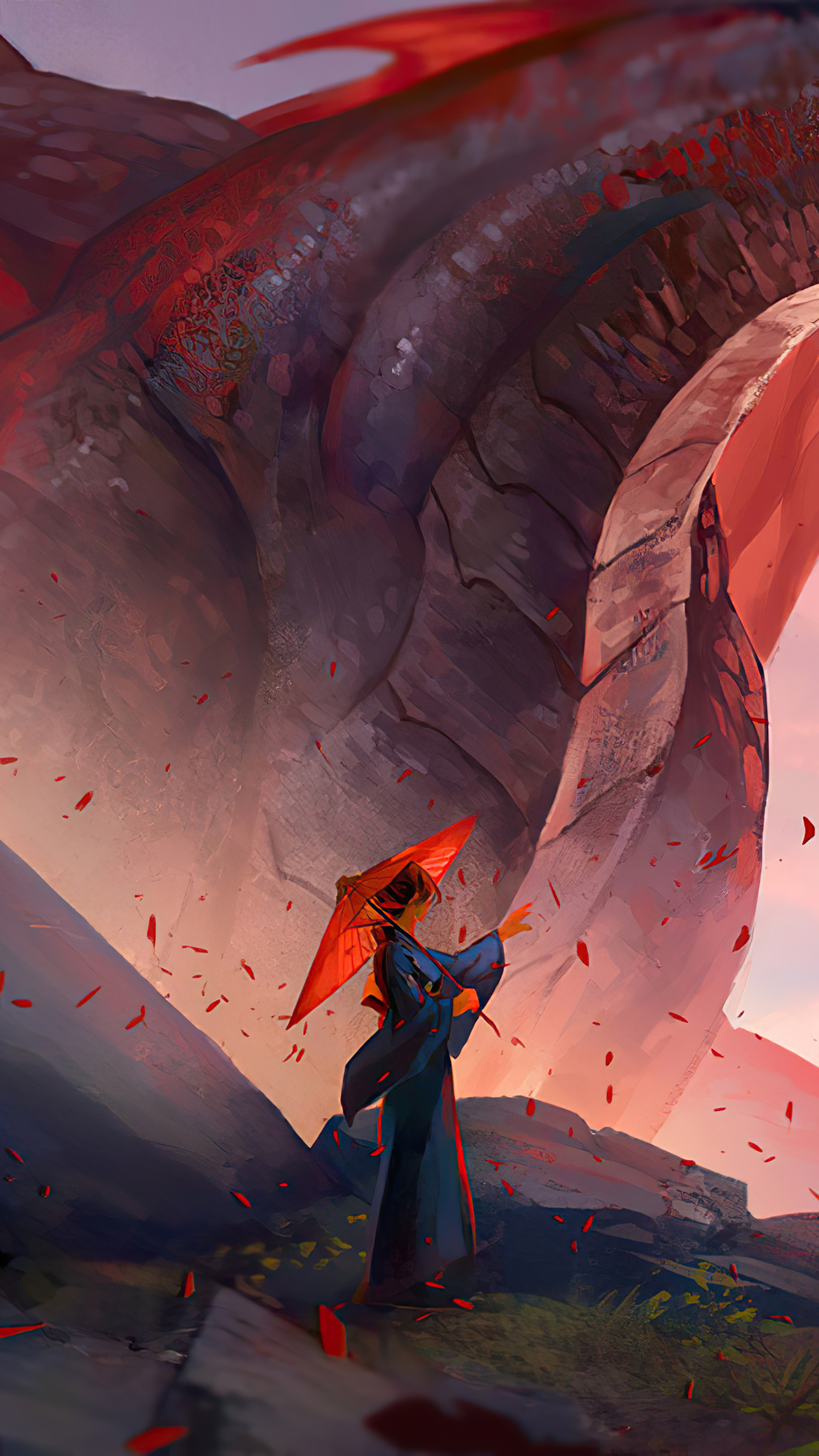 2160x3840 Red Dusk Sony Xperia X,XZ,Z5 Premium ,HD 4k Wallpapers,Images ...