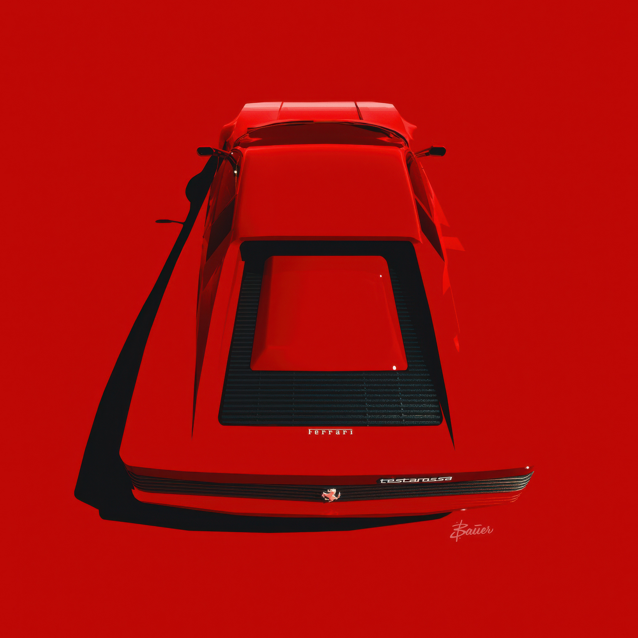 2048x2048 Red Ferrari Testarossa Ipad Air ,HD 4k Wallpapers,Images ...
