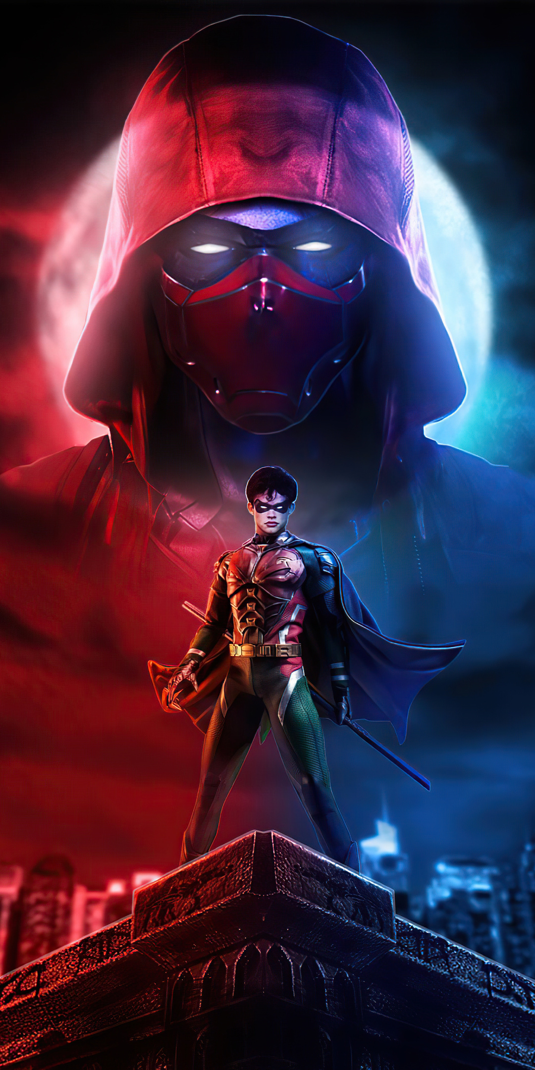 1080x2160 Red Hood Dc Universe 4k One Plus 5T,Honor 7x,Honor view 10,Lg ...