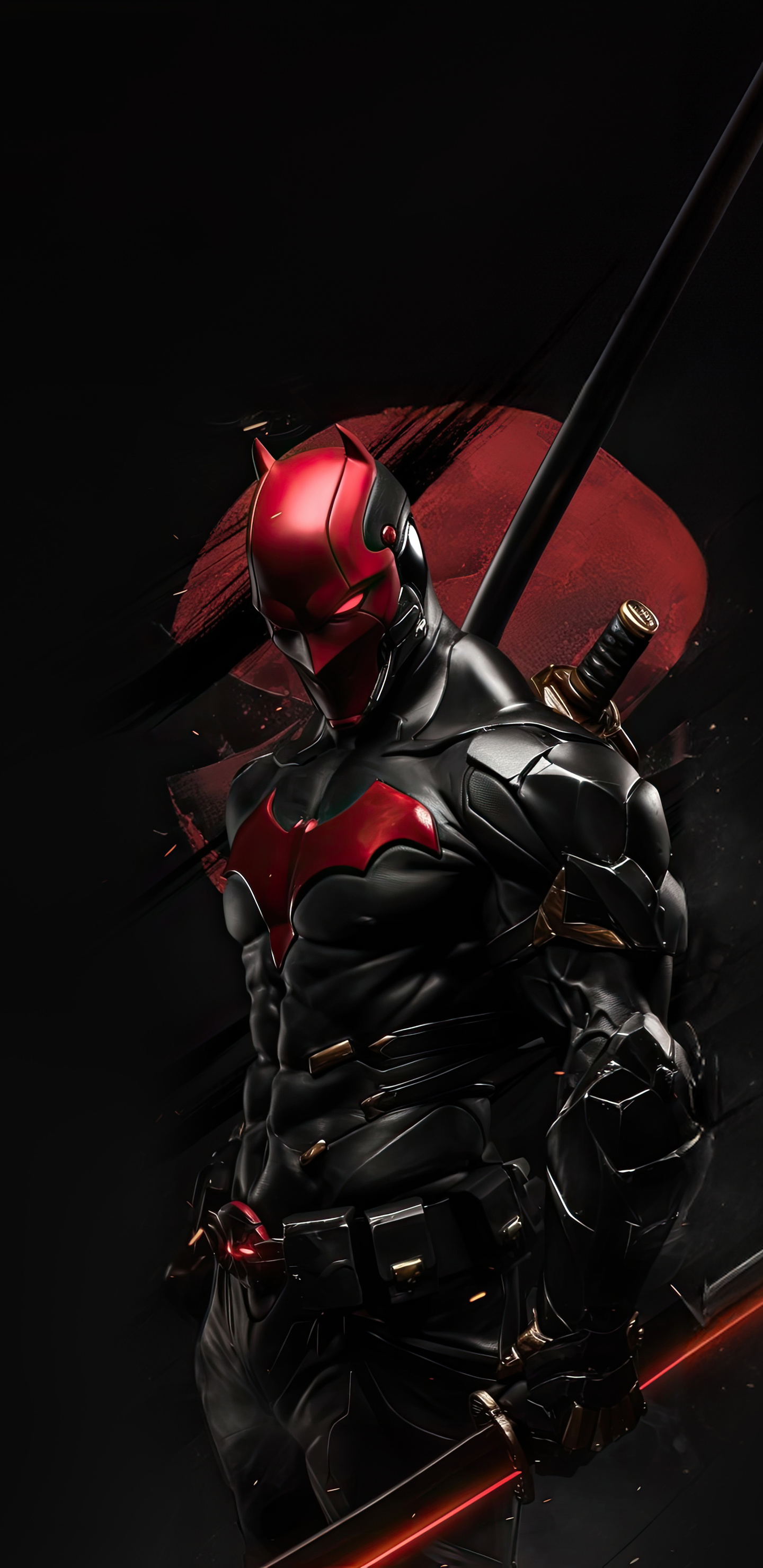 1440x2960 Red Hood Meets Samurai 4k Samsung Galaxy Note 9,8, S9,S8,S8 ...