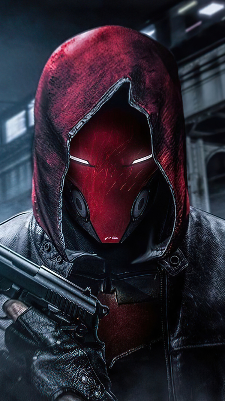 750x1334 Red Hood With Gun In Hand 4k iPhone 6, iPhone 6S, iPhone 7 ,HD ...