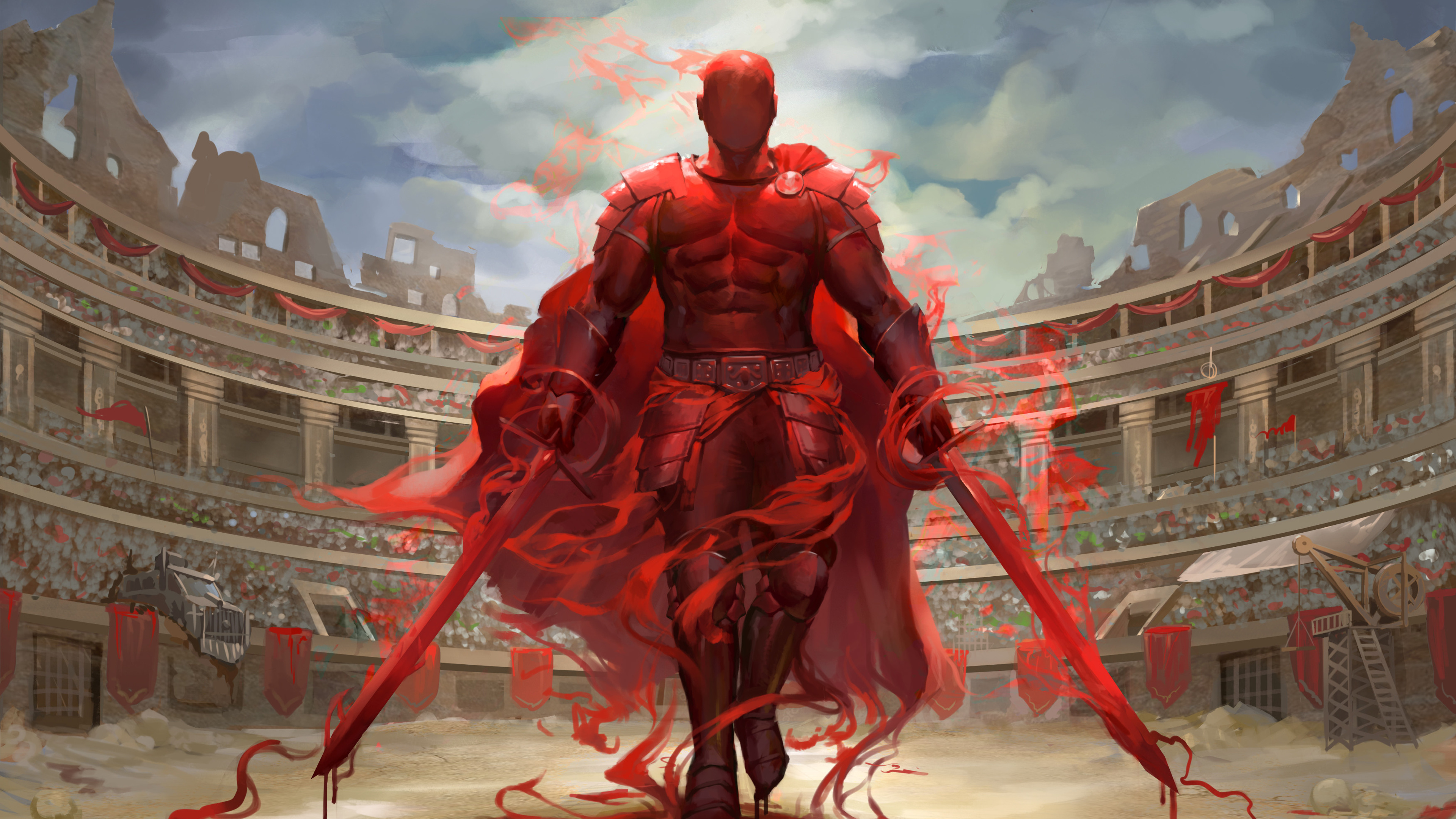 3840x2160 Red Knight 4k 4K ,HD 4k Wallpapers,Images,Backgrounds,Photos ...