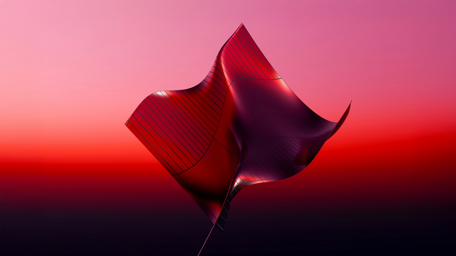 1600x900 Red Petal Blossom Render Art Wallpaper,1600x900 Resolution HD ...