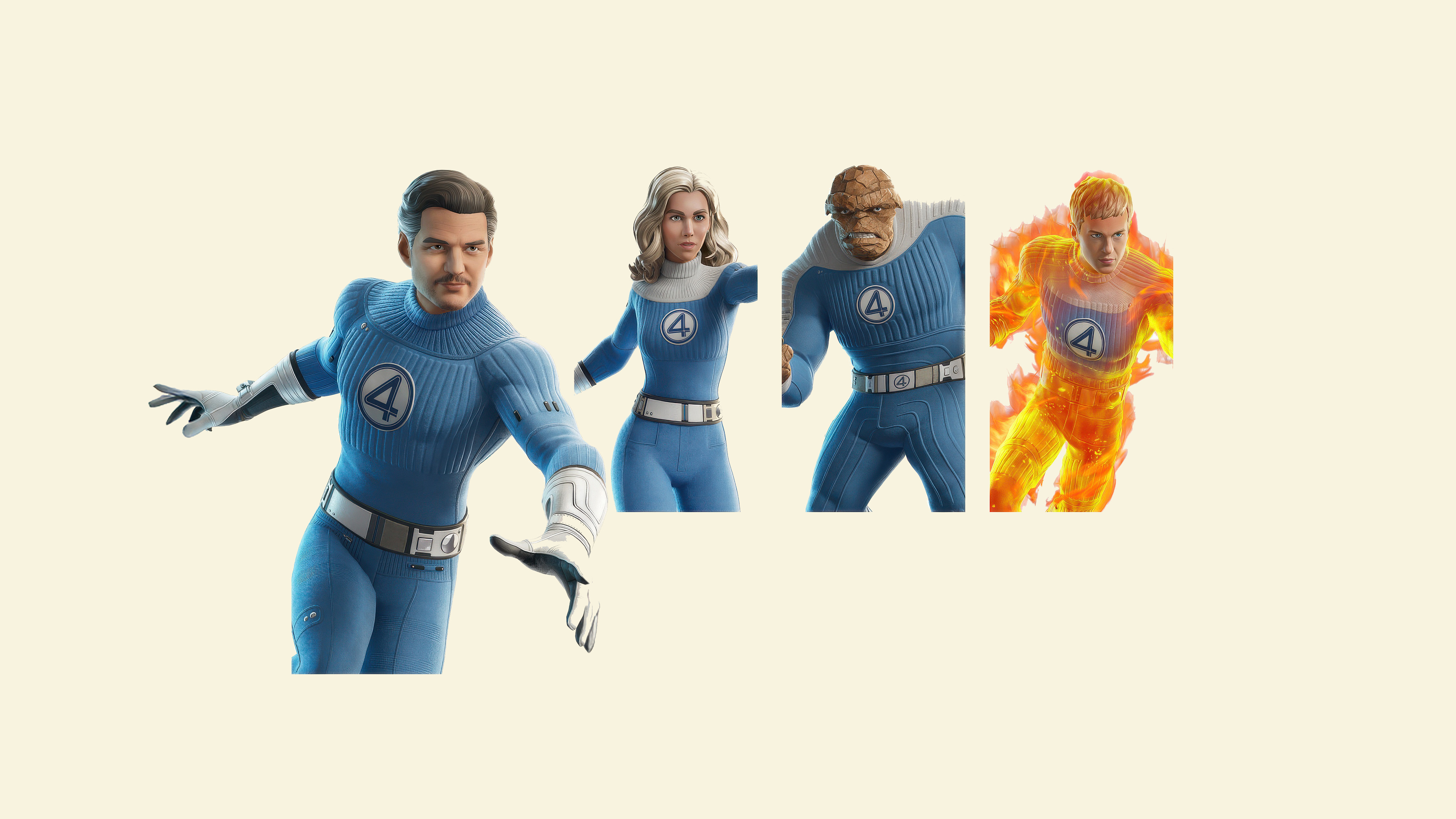 3840x2160 Reed Richards In The Fantastic Four First Steps X Fortnite 4K ...