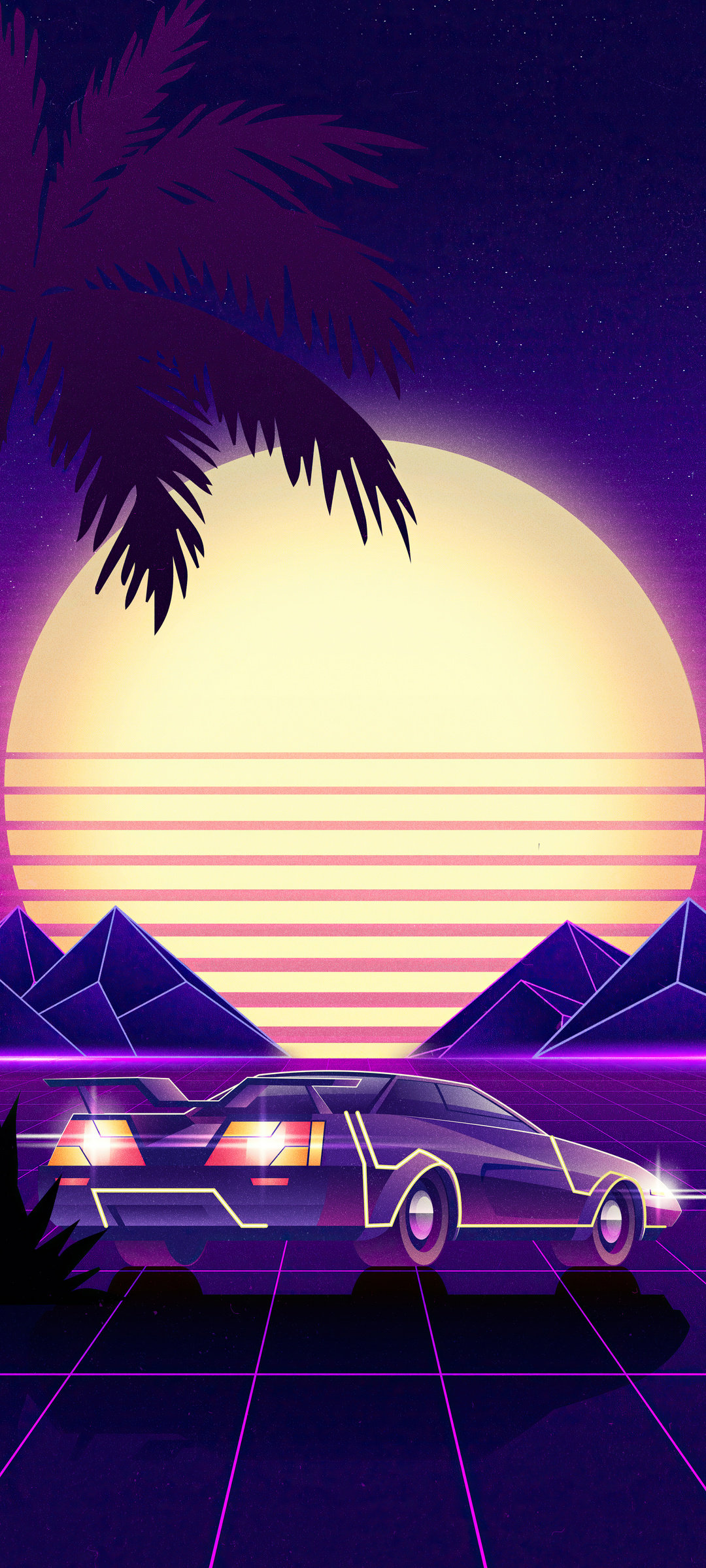 1080x2400 Retro Car Wave Google Pixel 7 ,HD 4k Wallpapers,Images ...