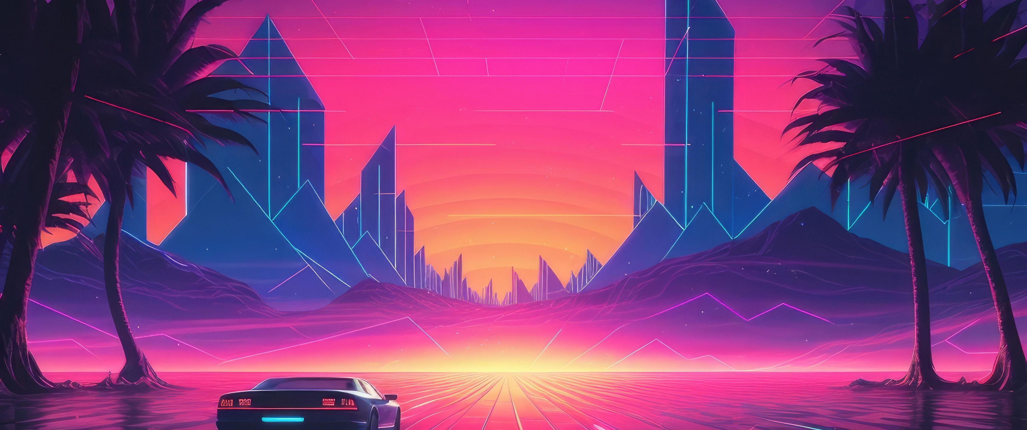 3440x1440 Retro Paths UltraWide Quad HD 1440P ,HD 4k Wallpapers,Images ...