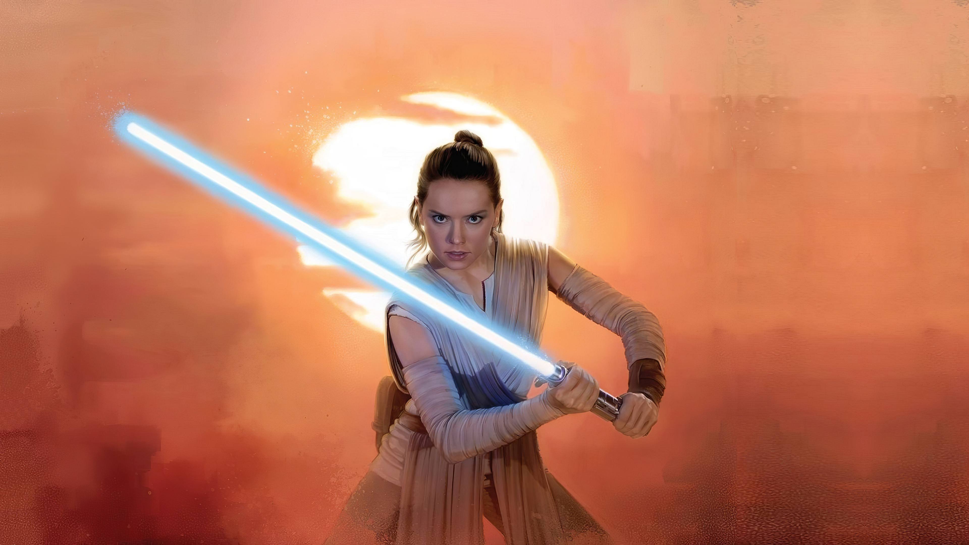 3840x2160 Rey Star Wars Artworks 4k 4K ,HD 4k Wallpapers,Images ...
