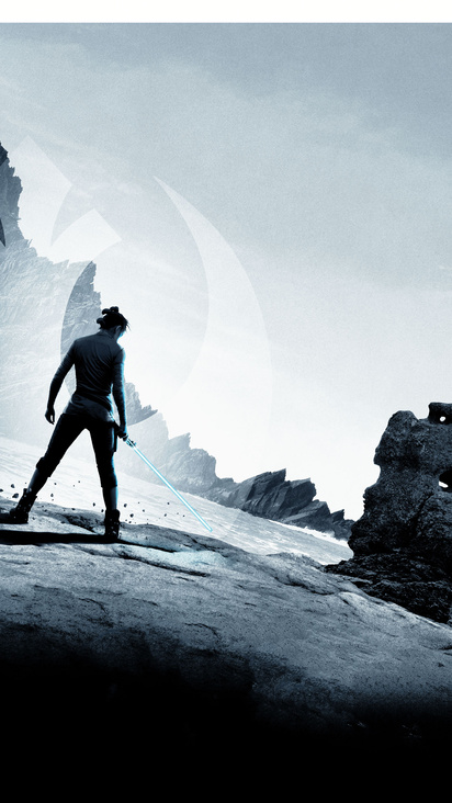 412x732 Rey Star Wars The Last Jedi IMAX Poster 412x732 Resolution HD ...