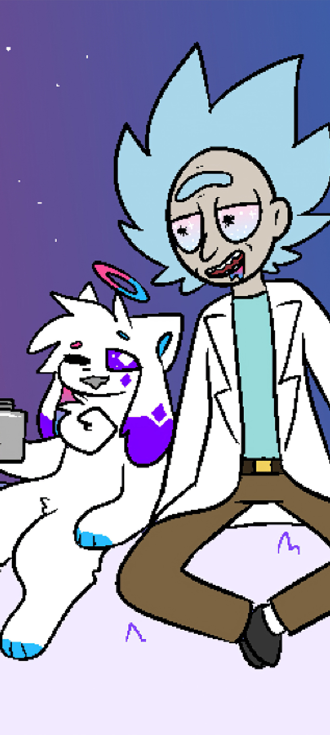 1080x2400 Rick Bit Life 4k Google Pixel 7 ,HD 4k Wallpapers,Images ...