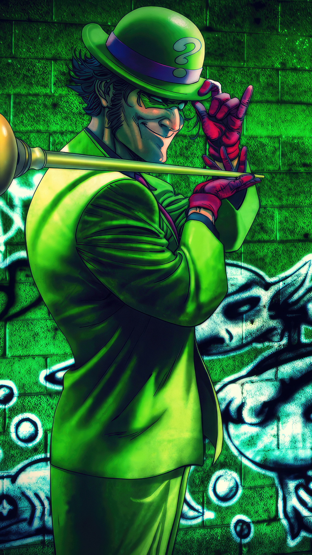 1080x1920 Riddler Iphone 7,6s,6 Plus, Pixel xl ,One Plus 3,3t,5 ,HD 4k ...