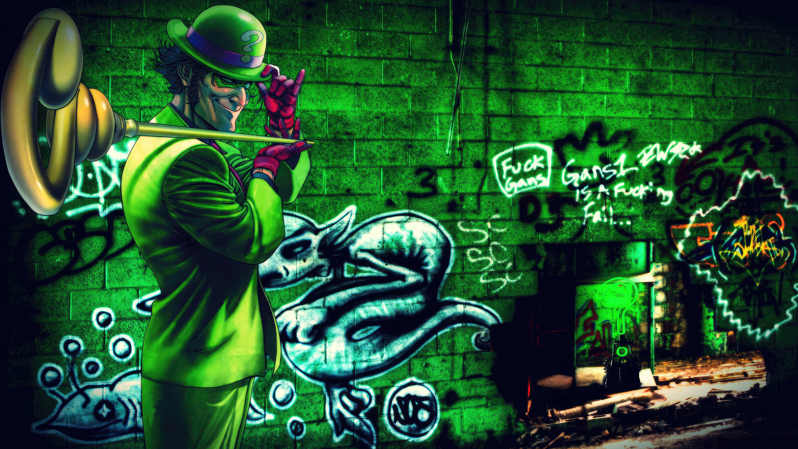 2560x1440 Riddler 1440P Resolution ,HD 4k Wallpapers,Images,Backgrounds ...