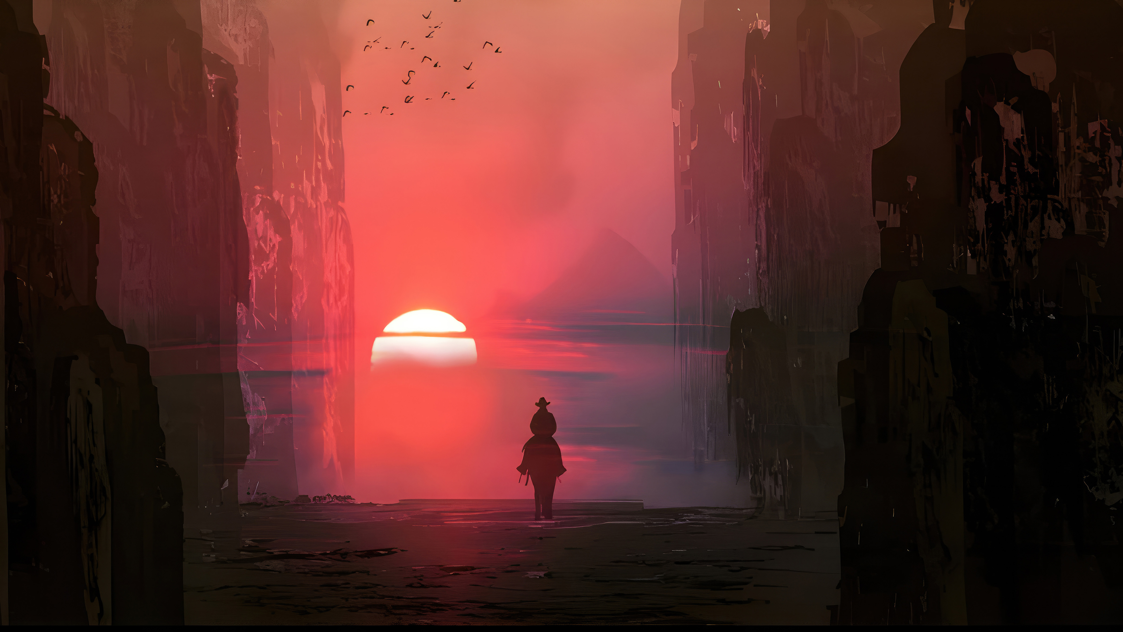 3840x2160 Ride To The Sunset 4K ,HD 4k Wallpapers,Images,Backgrounds ...