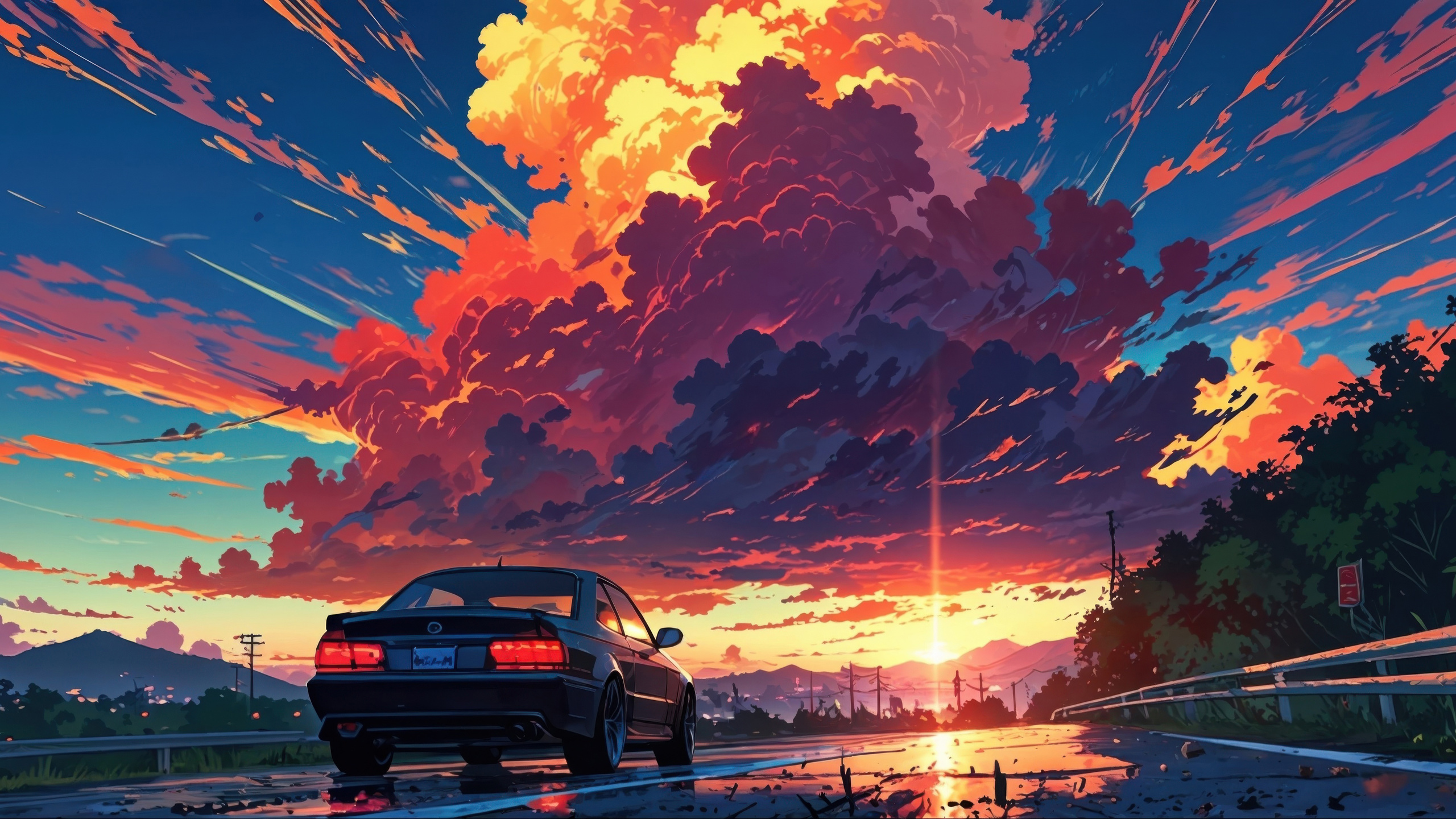 2560x1440 Riding Alone In Mountain Highway 1440P Resolution ,HD 4k ...