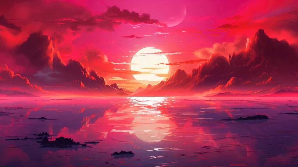 1024x576 Rising In Red 1024x576 Resolution HD 4k Wallpapers, Images ...