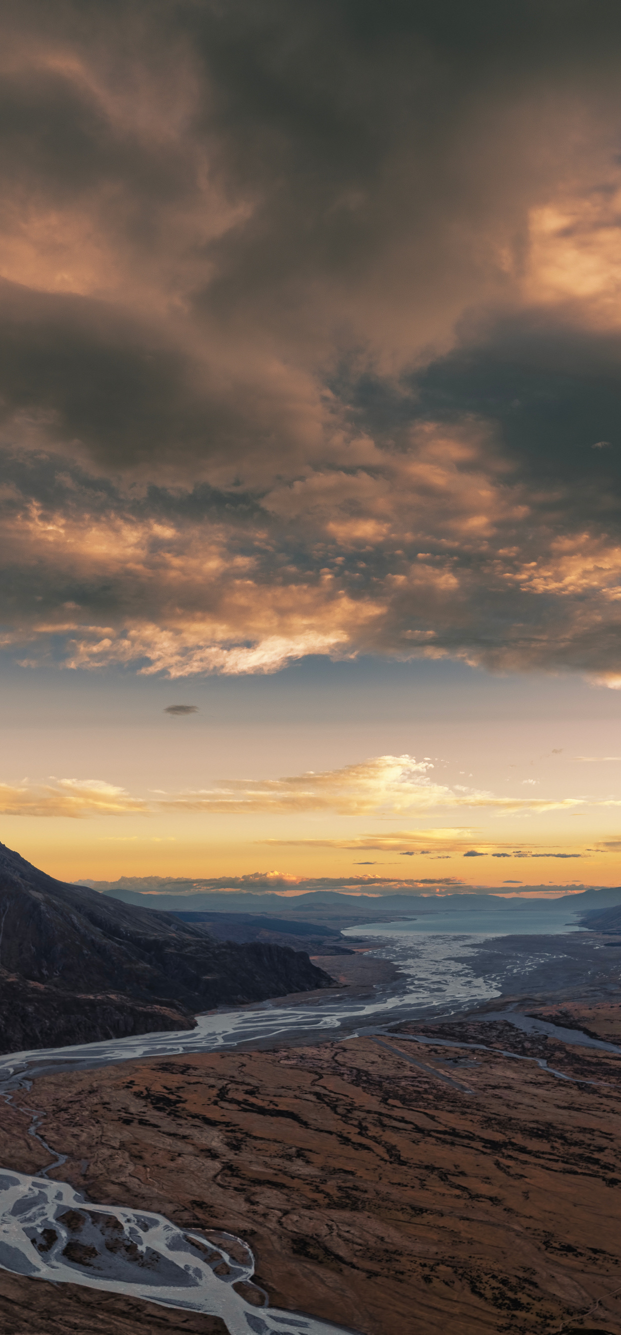 1242x2668 Rivers Mountains Dynamic Clouds 5k Iphone XS MAX ,HD 4k ...