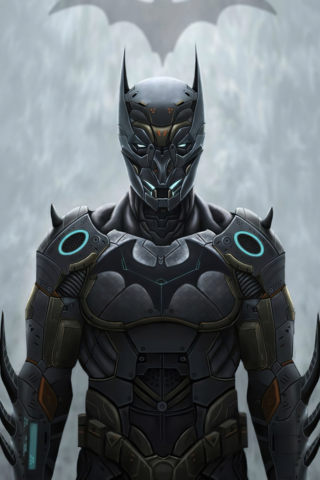640x960 Robotic Batman iPhone 4, iPhone 4S ,HD 4k Wallpapers,Images ...
