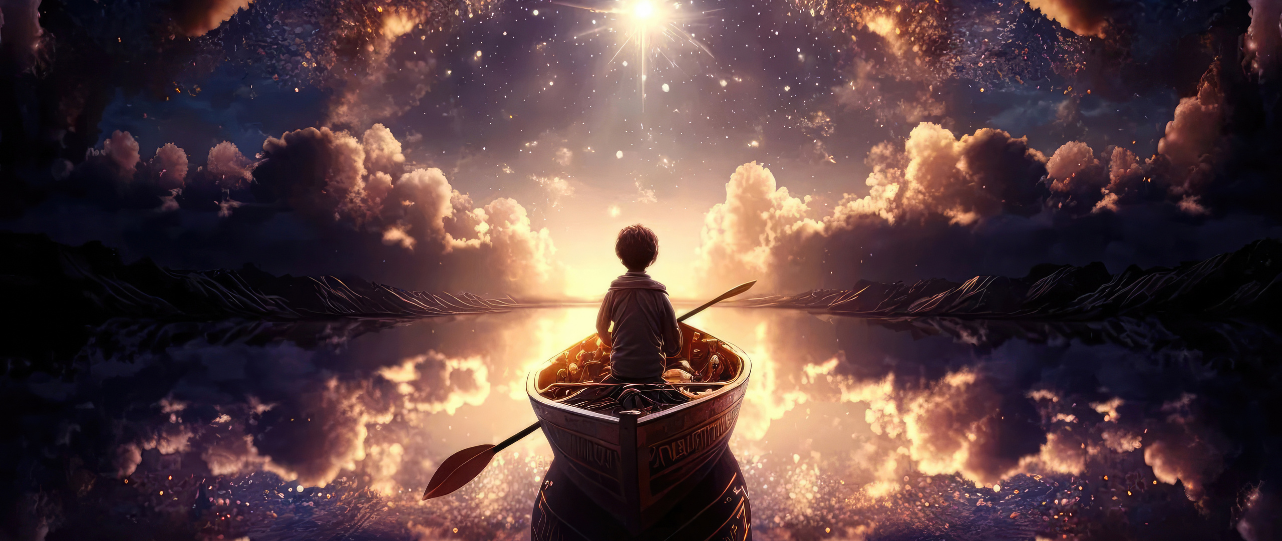 2560x1080 Rowing A Boat In Dreams Wallpaper,2560x1080 Resolution HD 4k ...