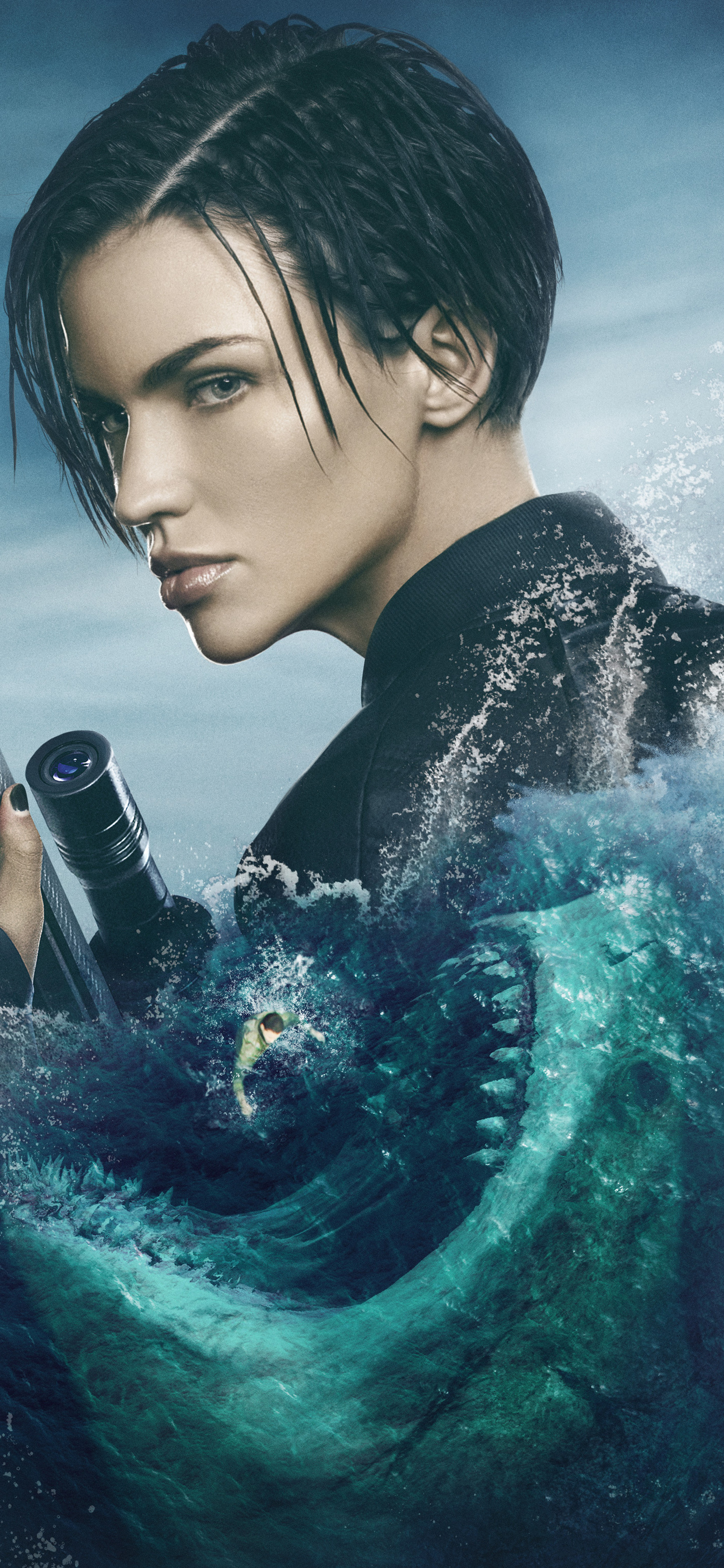 1242x2688 Ruby Rose In The Meg Movie Iphone XS MAX HD 4k Wallpapers ...