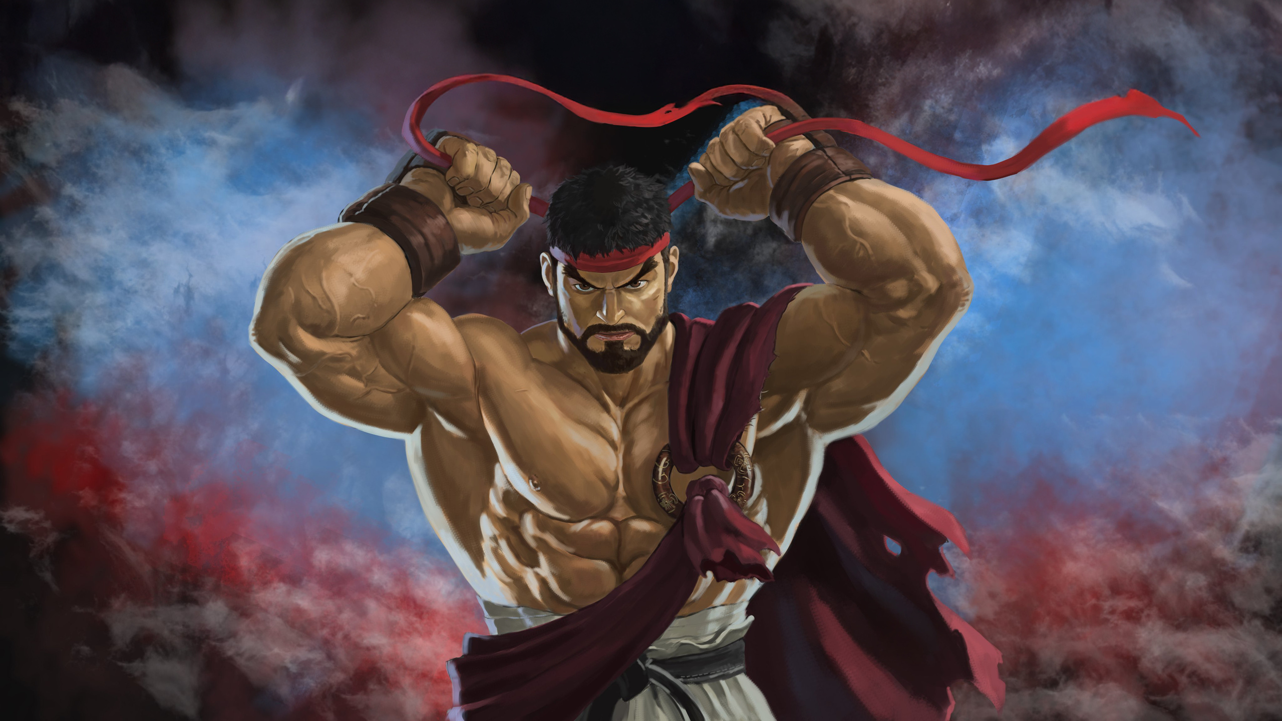 2560x1440 Ryu Street Fighter 6 Rising 1440P Resolution ,HD 4k Wallpapers,Images,Backgrounds ...