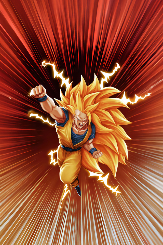 640x960 Saiyan Warrior Goku iPhone 4, iPhone 4S ,HD 4k Wallpapers,Images,Backgrounds,Photos and ...