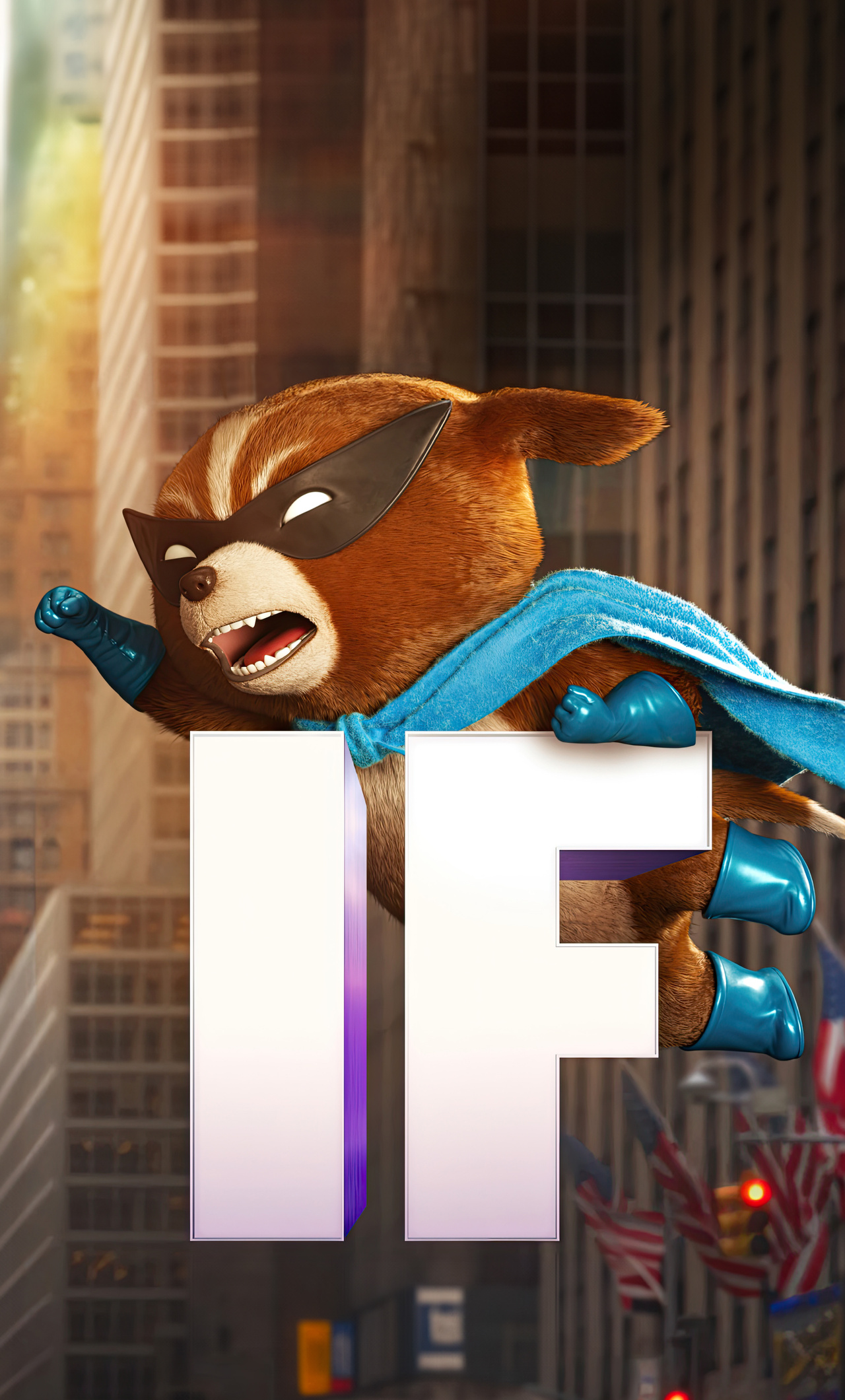 1280x2120 Sam Rockwell Is Guardian Dog In If Movie 2024 iPhone 6+ ,HD ...