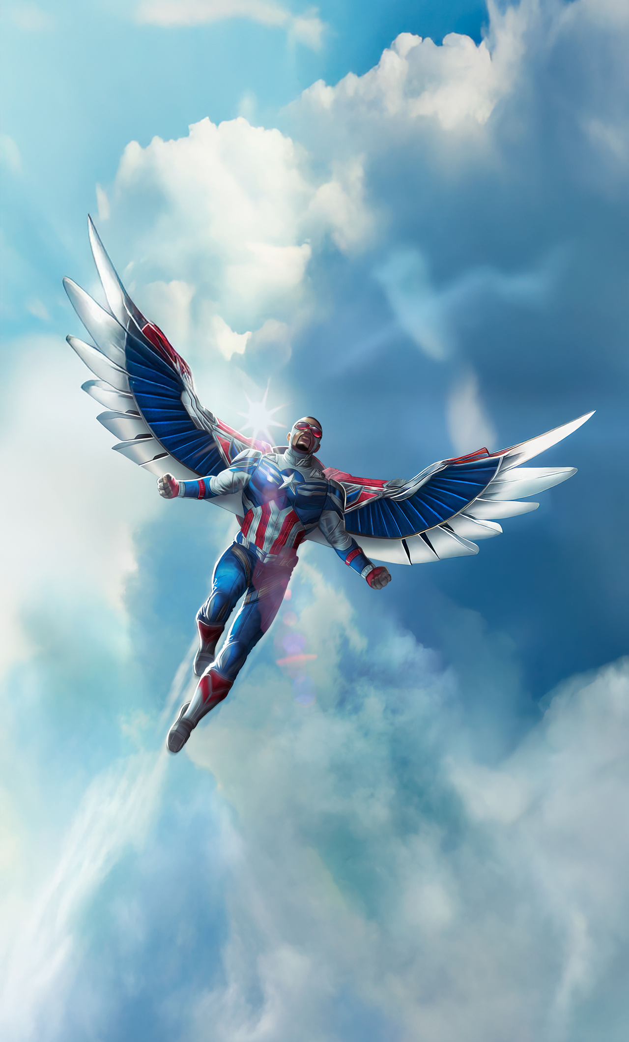 1280x2120 Sam Wilson Captain America A Symbol Of Hope iPhone 6+ ,HD 4k ...