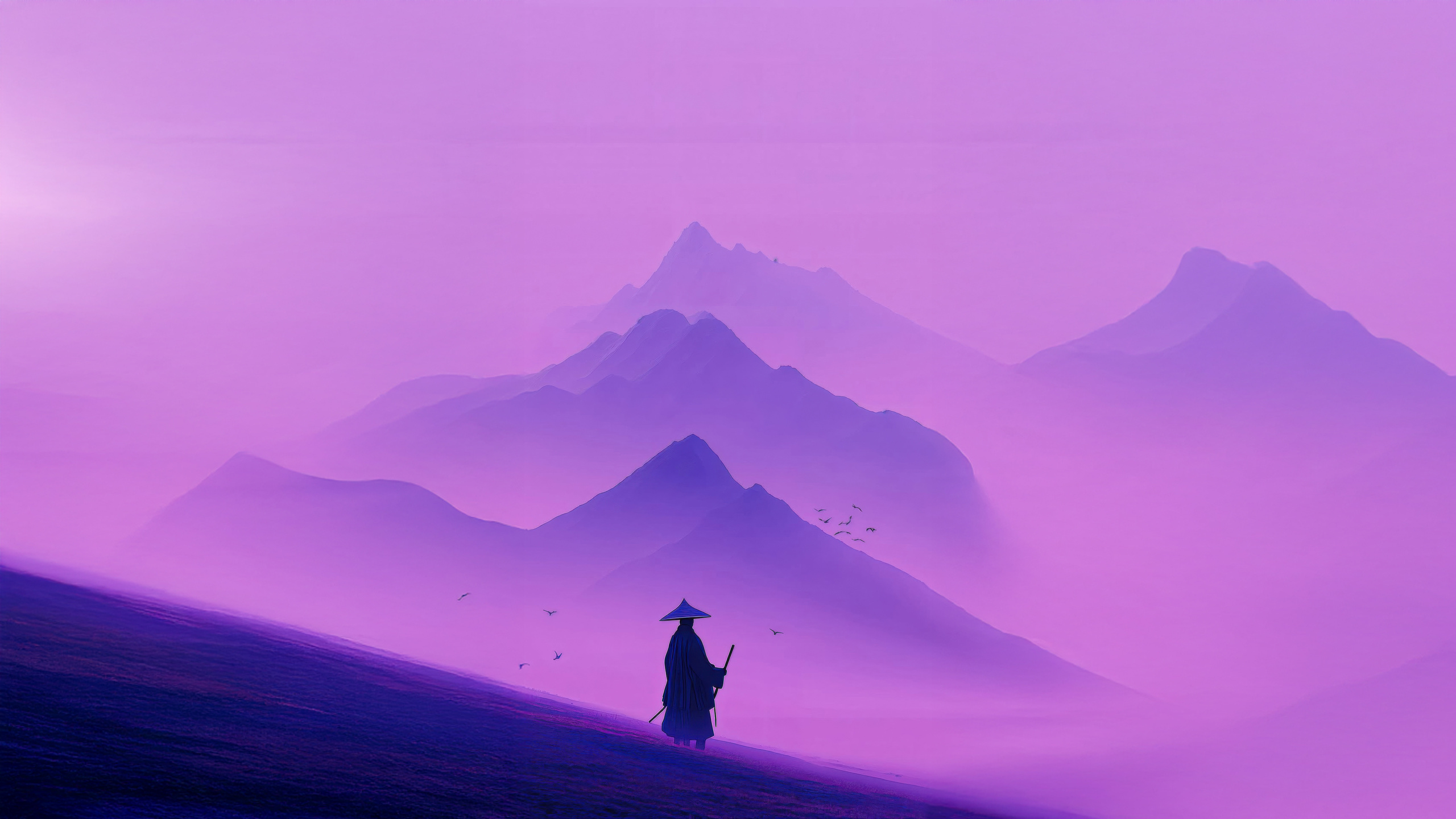2560x1440 Samurai Peaceful Moment 1440P Resolution ,HD 4k Wallpapers ...