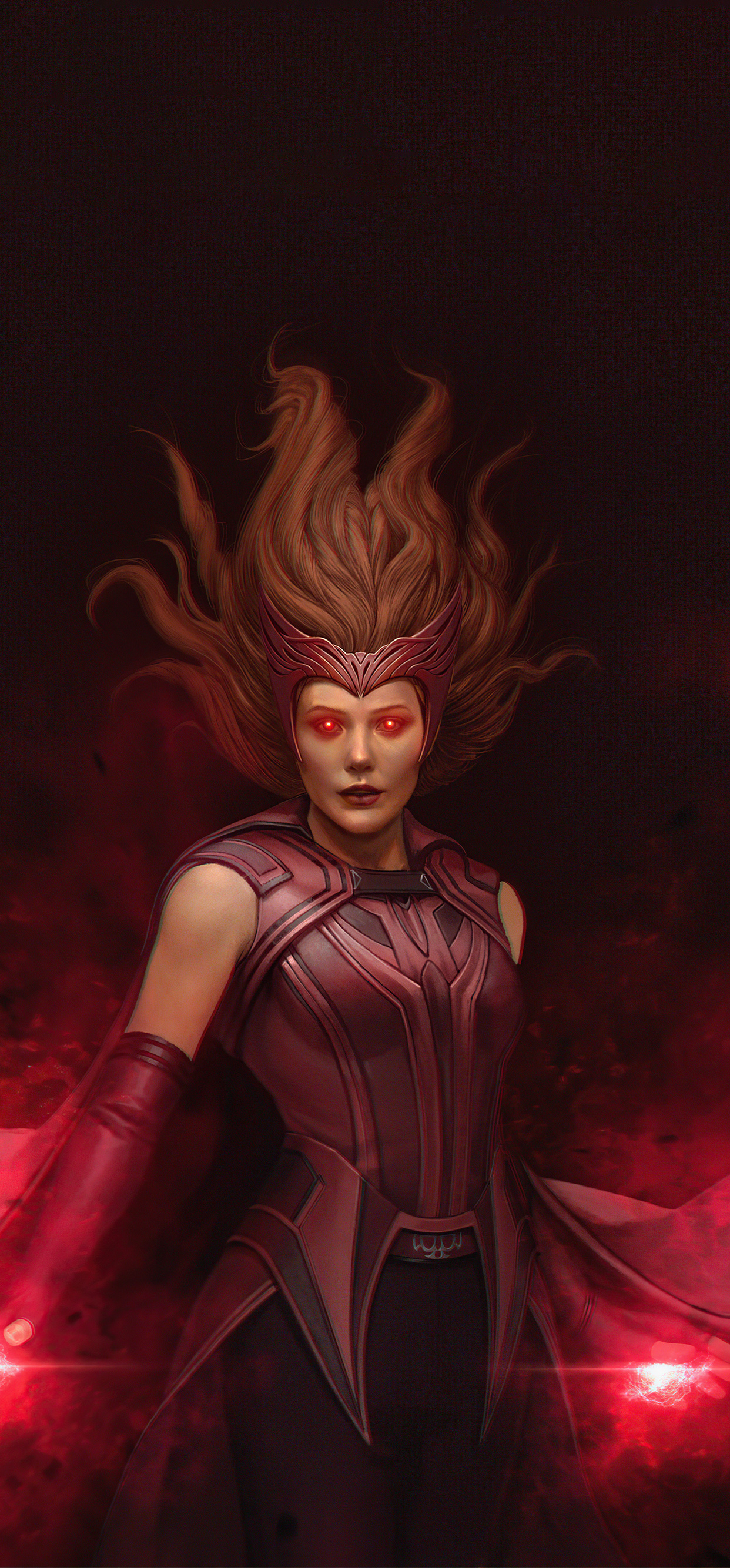 1242x2668 Scarlet Witch Fan Art Iphone XS MAX ,HD 4k Wallpapers,Images ...
