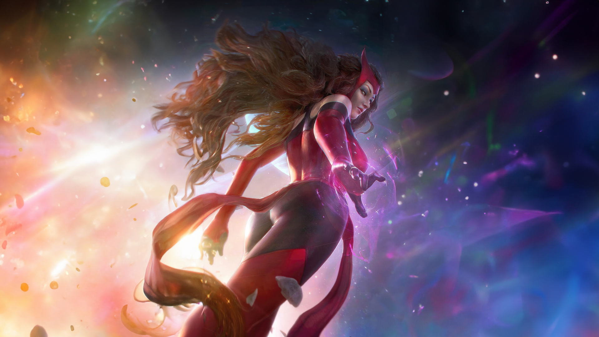 1920x1080 Scarlet Witch Influence Laptop Full HD 1080P ,HD 4k ...