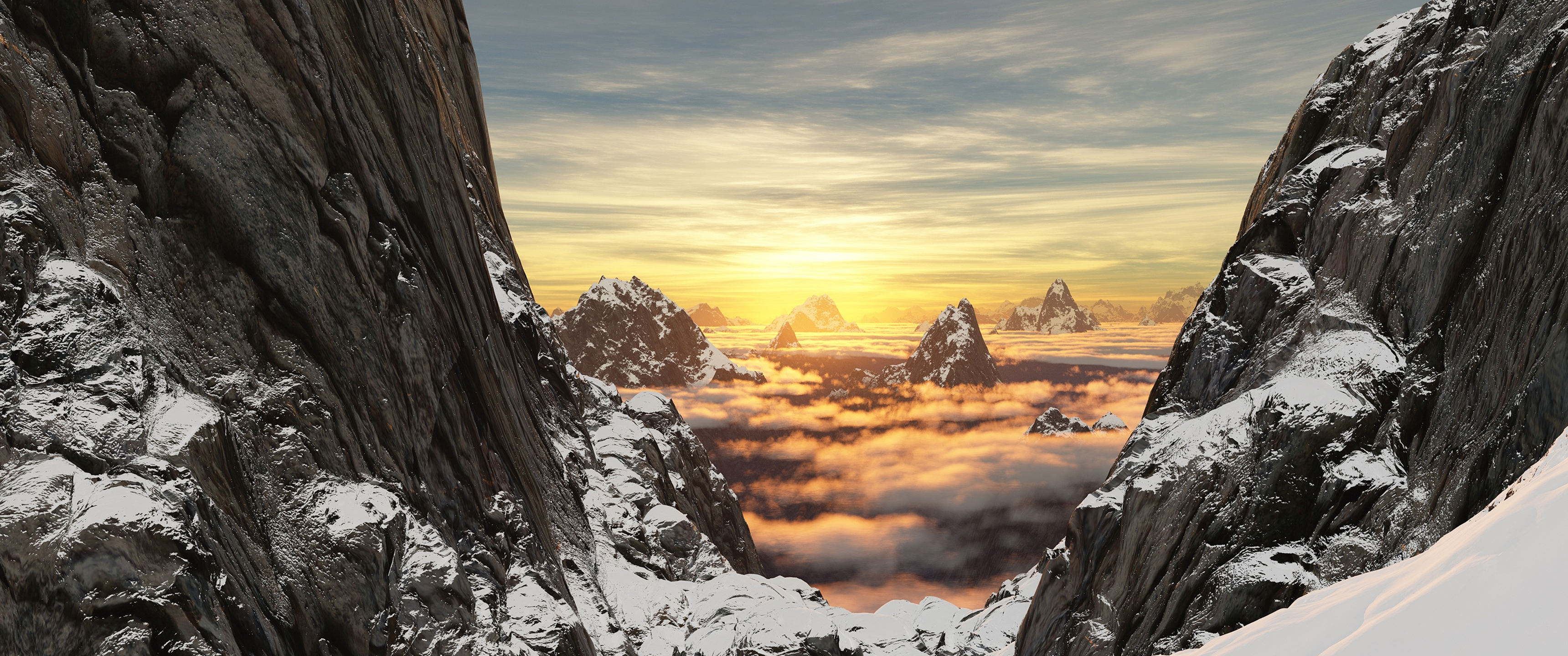 3440x1440 Scenery Snow Mountains UltraWide Quad HD 1440P ,HD 4k ...