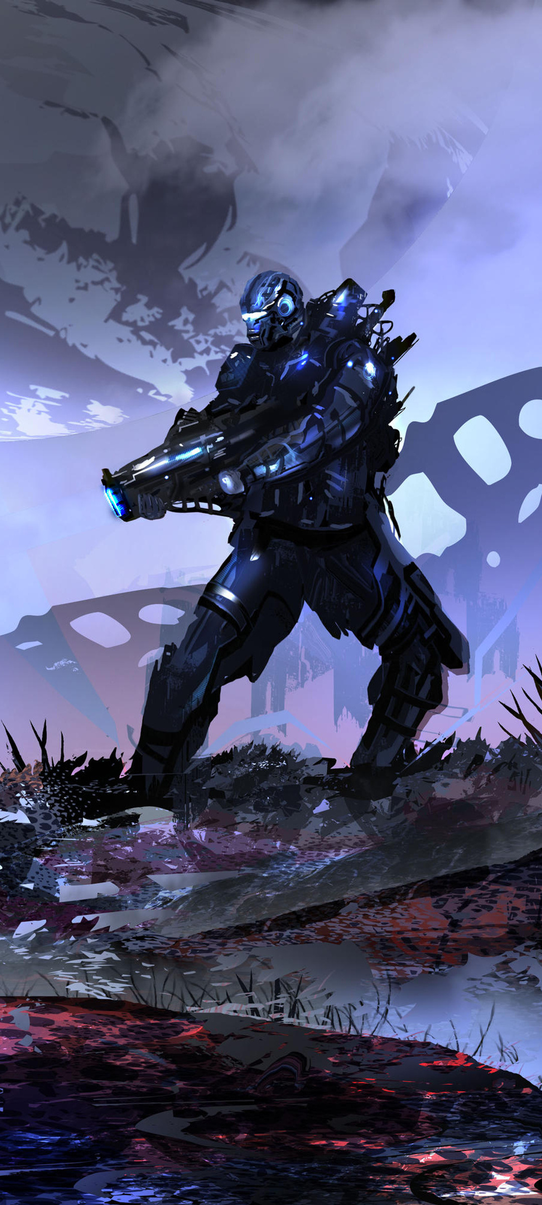 1080x2400 Scifi Robot Warrior Google Pixel 7 ,HD 4k Wallpapers,Images ...