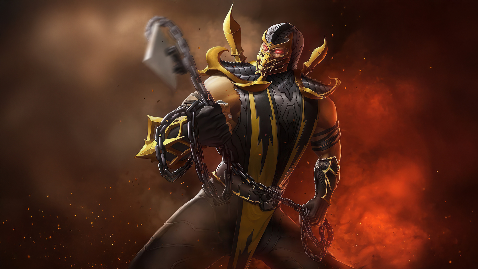 1920x1080 Scorpion Mortal Kombat Power Unleashed Laptop Full HD 1080P ...