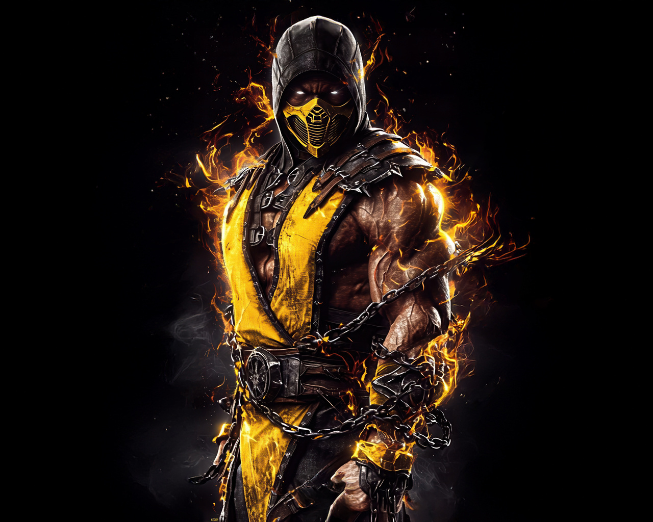 1280x1024 Scorpion The Fire Assassin Wallpaper,1280x1024 Resolution HD ...