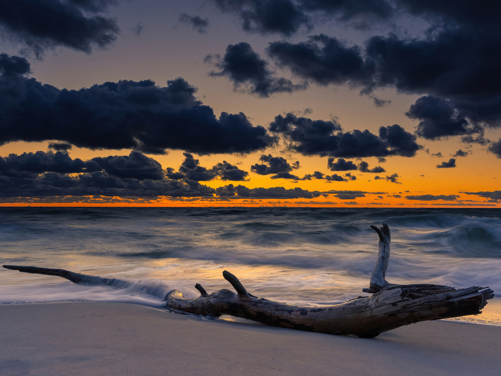 1024x768 Sea Sunset Clouds Sky 5k Wallpaper,1024x768 Resolution HD 4k ...