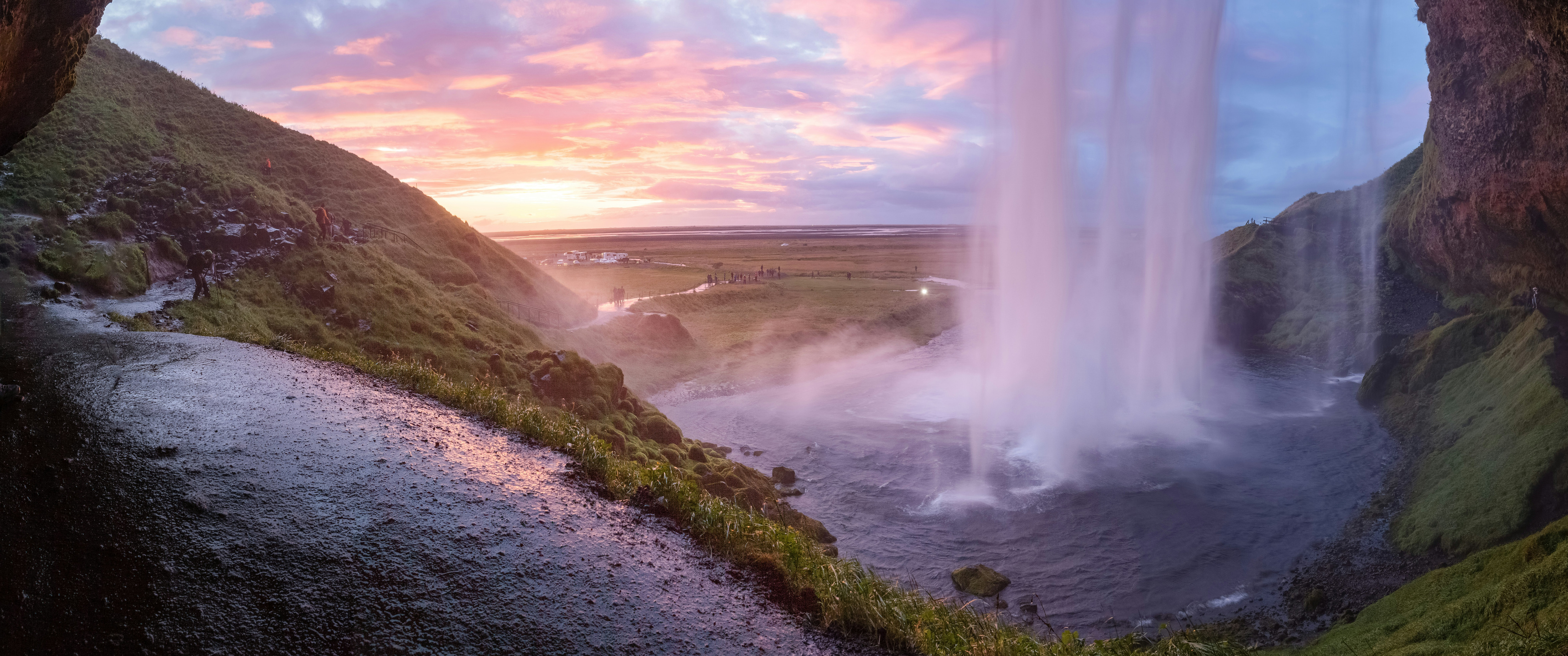 3440x1440 Seljalandsfoss Waterfall Iceland 10k UltraWide Quad HD 1440P ...