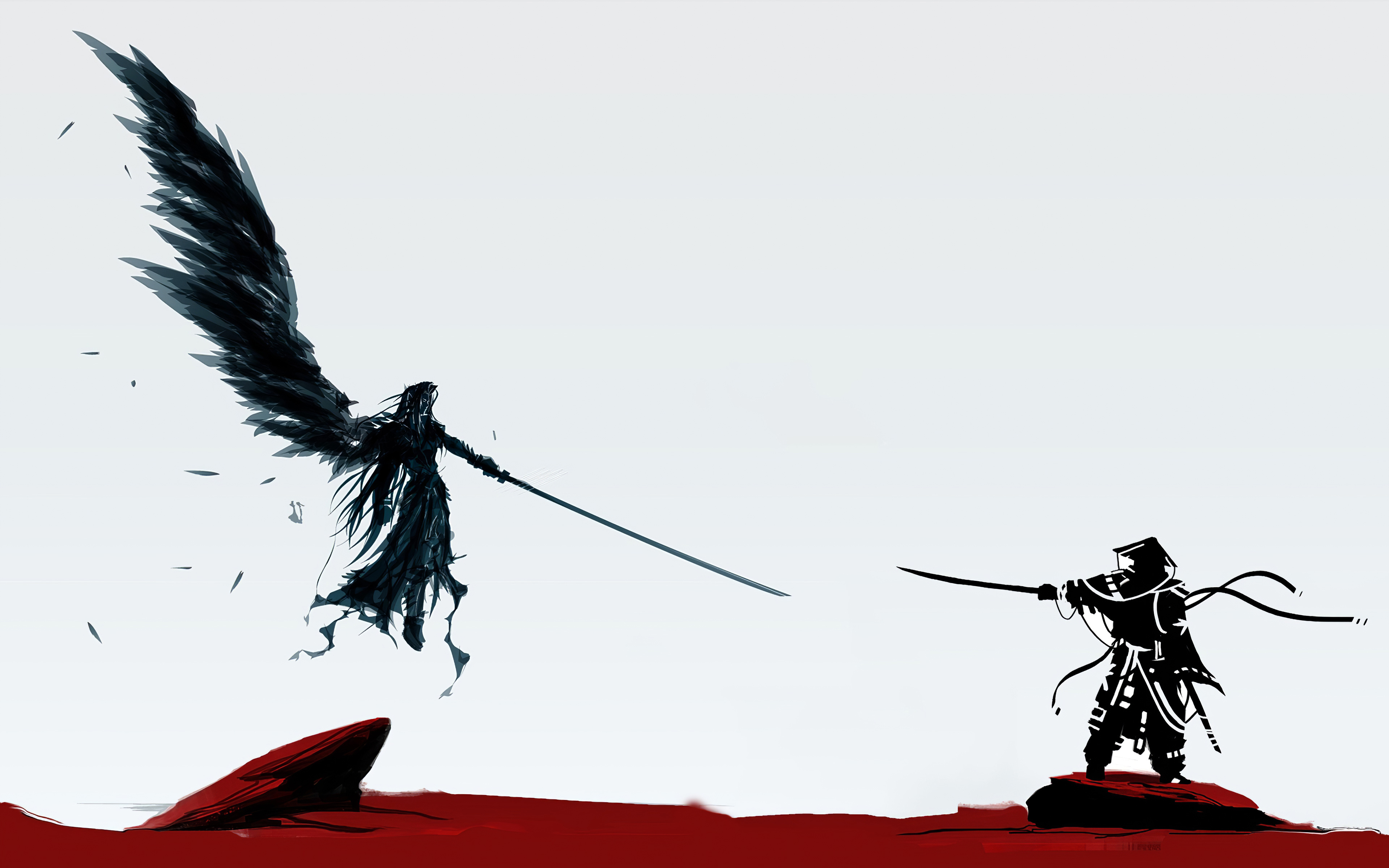 3840x2400 Sephiroth Vs Samurai 4k 4K ,HD 4k Wallpapers,Images ...