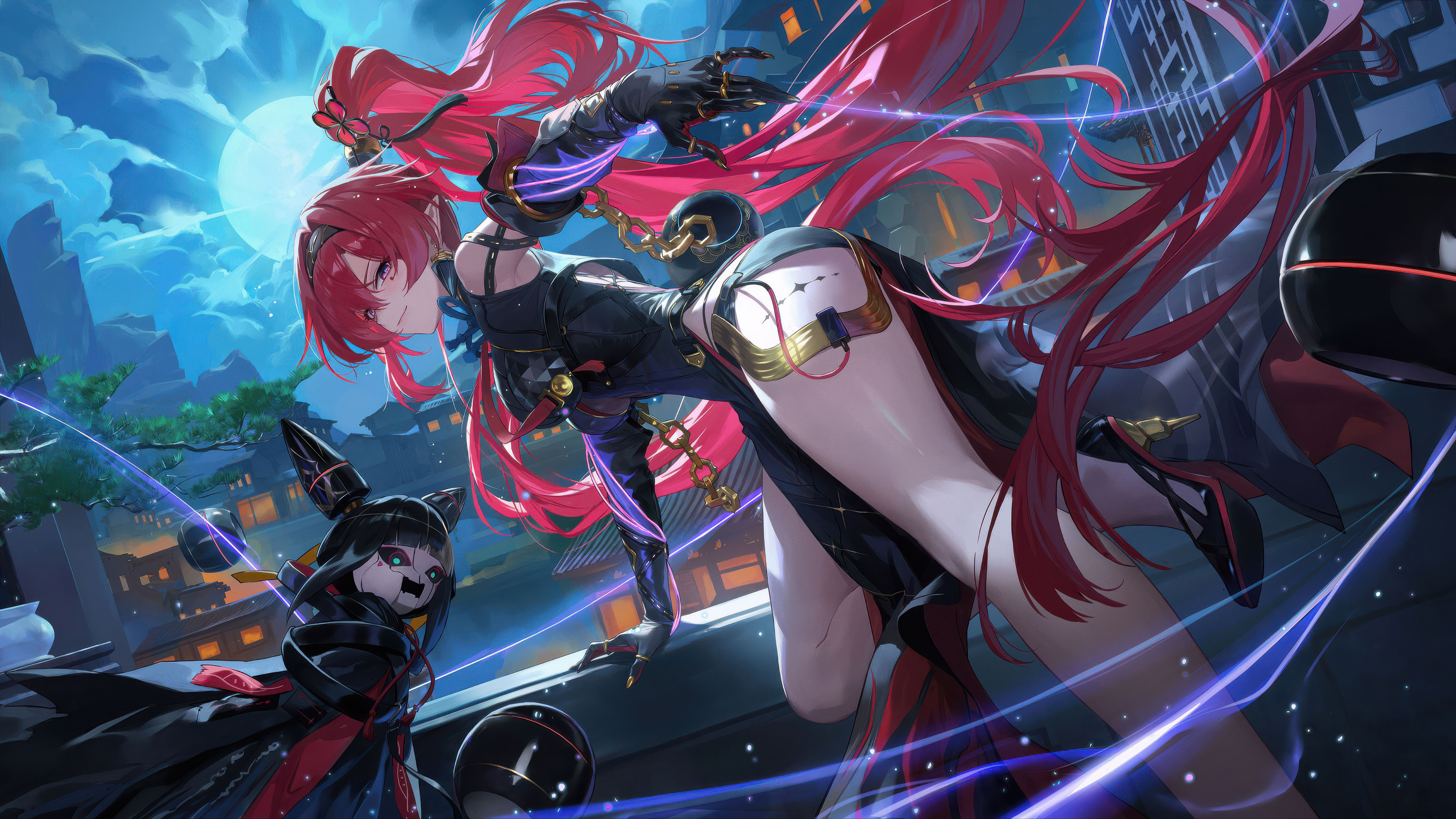 3840x2160 Shadowstrike Elegance The Crimson Assassin 4K ,HD 4k Wallpapers,Images,Backgrounds ...