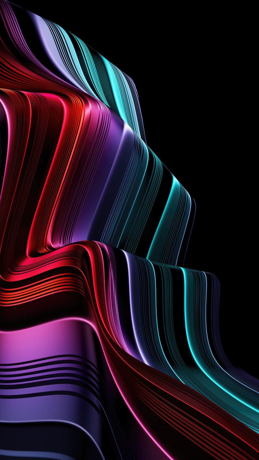 1080x1920 Shapes And Waves Lines 5k Iphone 7,6s,6 Plus, Pixel xl ,One ...