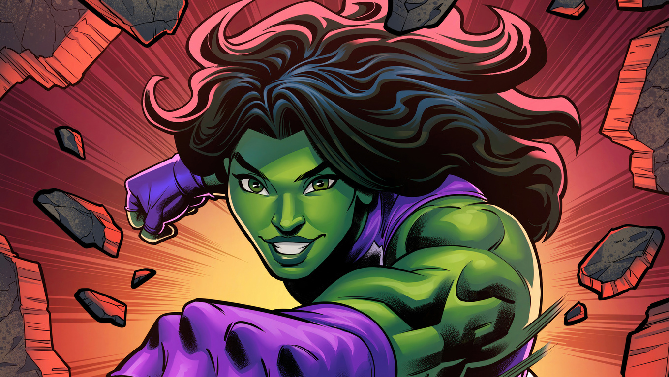 1360x768 She Hulk Comic 5k Laptop HD ,HD 4k Wallpapers,Images ...