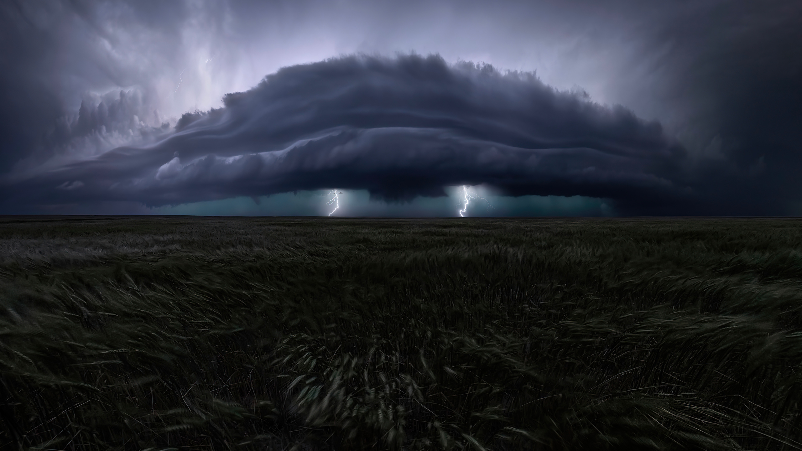 2560x1440 Shelf Clouds 4k 1440P Resolution ,HD 4k Wallpapers,Images ...