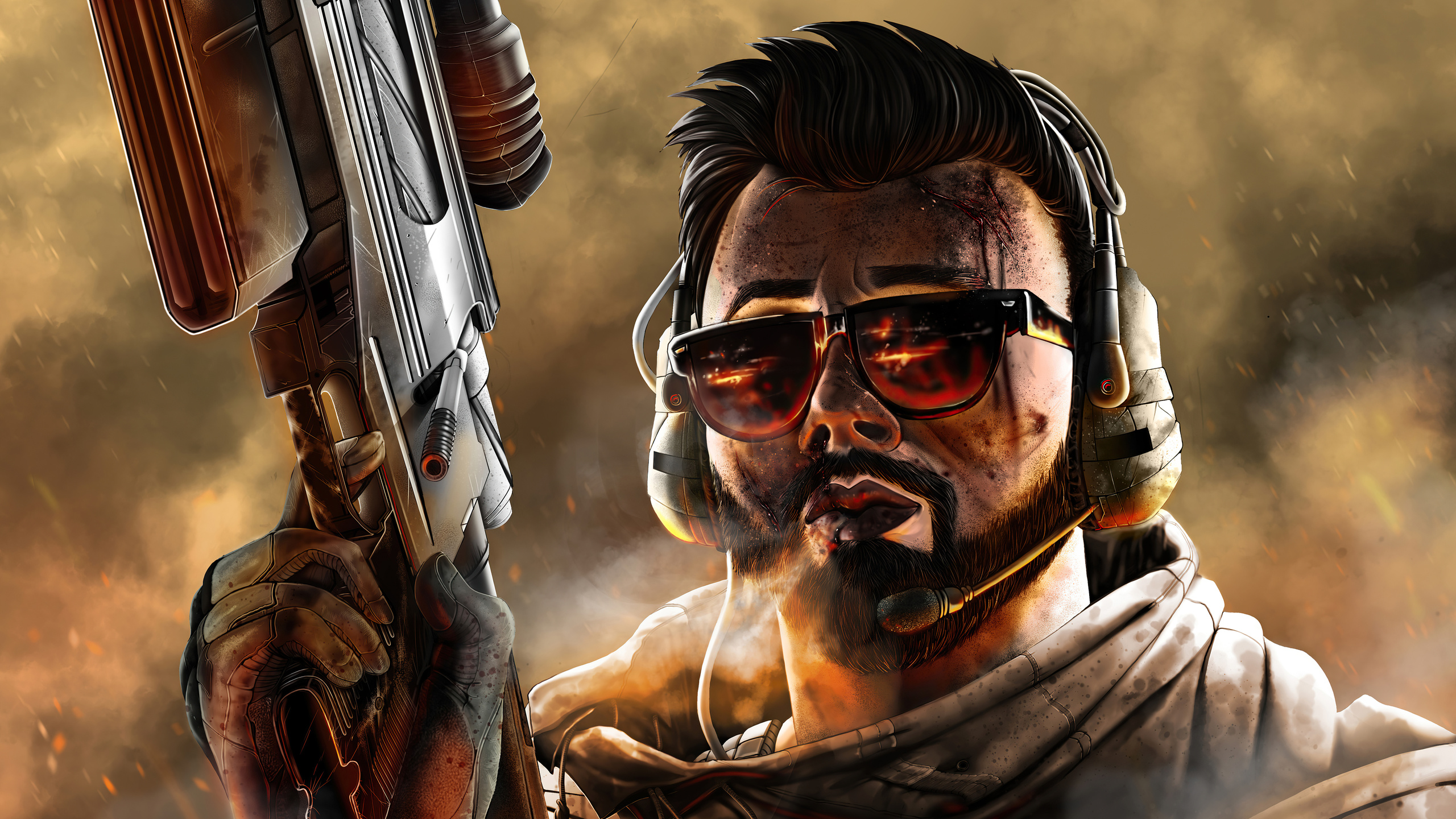 2560x1440 Sicapitanos Cod Warzone Ghost 5k 1440P Resolution ,HD 4k ...