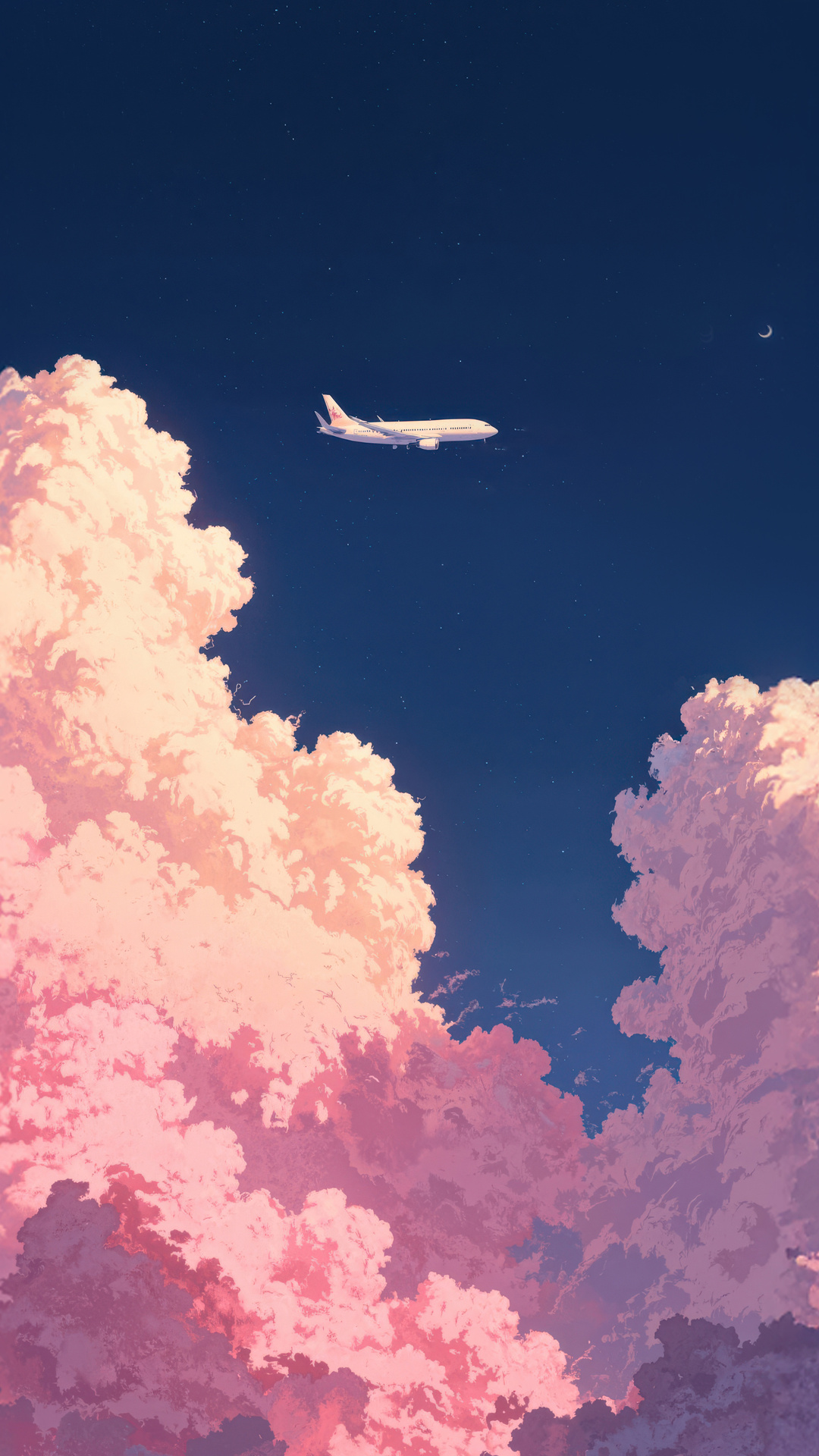 1080x1920 Silent Flight Starry Night Iphone 7,6s,6 Plus, Pixel xl ,One Plus 3,3t,5 ,HD 4k ...