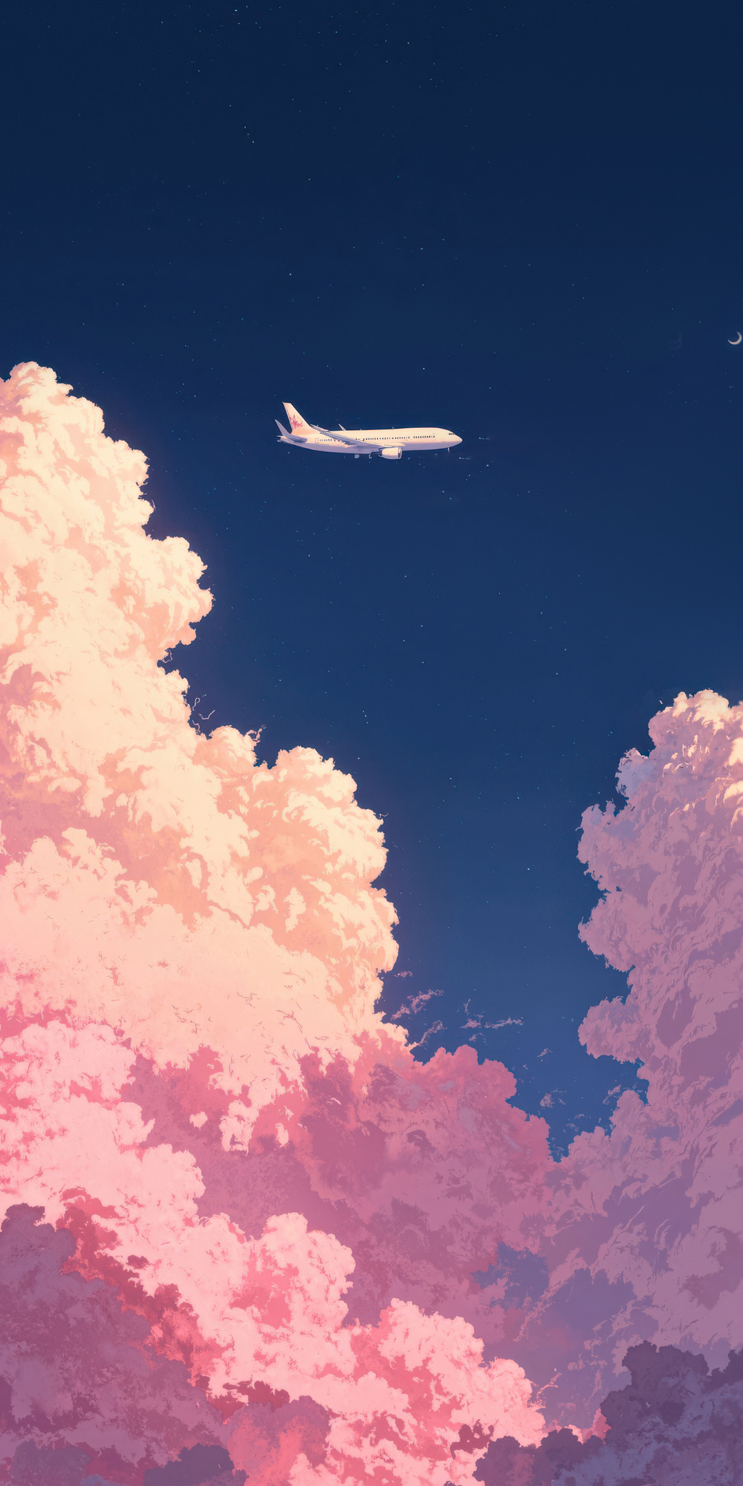 1080x2160 Silent Flight Starry Night One Plus 5T,Honor 7x,Honor view 10,Lg Q6 ,HD 4k Wallpapers ...