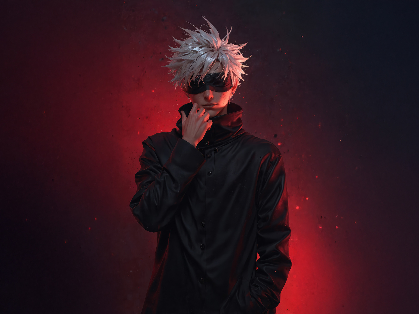 1600x1200 Six Eyes Limitless Power Gojo Satoru Wallpaper,1600x1200 ...