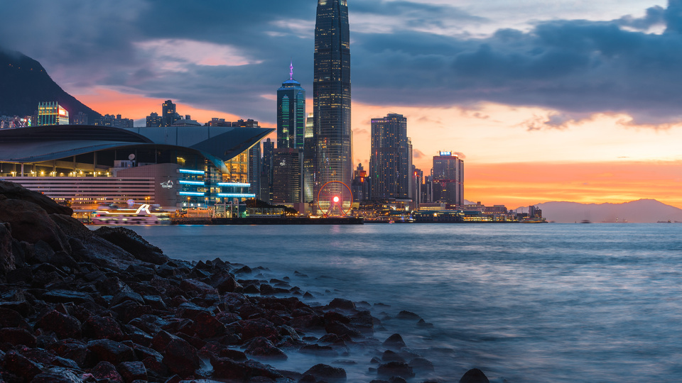 960x540 Skyline During Golden Hour 5k 960x540 Resolution HD 4k ...