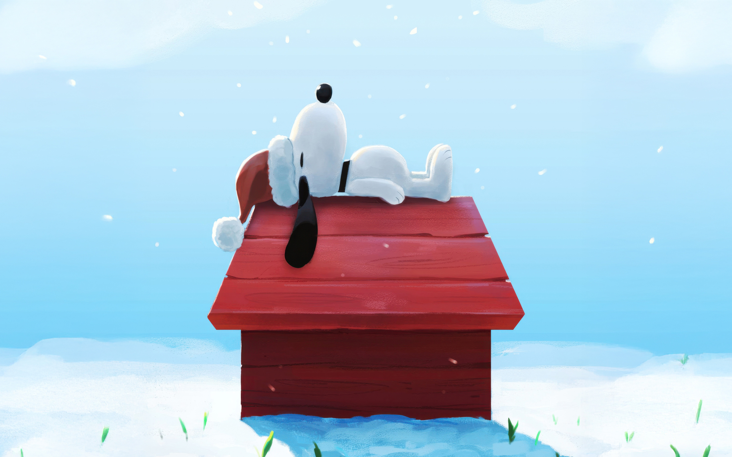 2560x1600 Snoopy Waiting On Christmas Wallpaper,2560x1600 Resolution HD ...