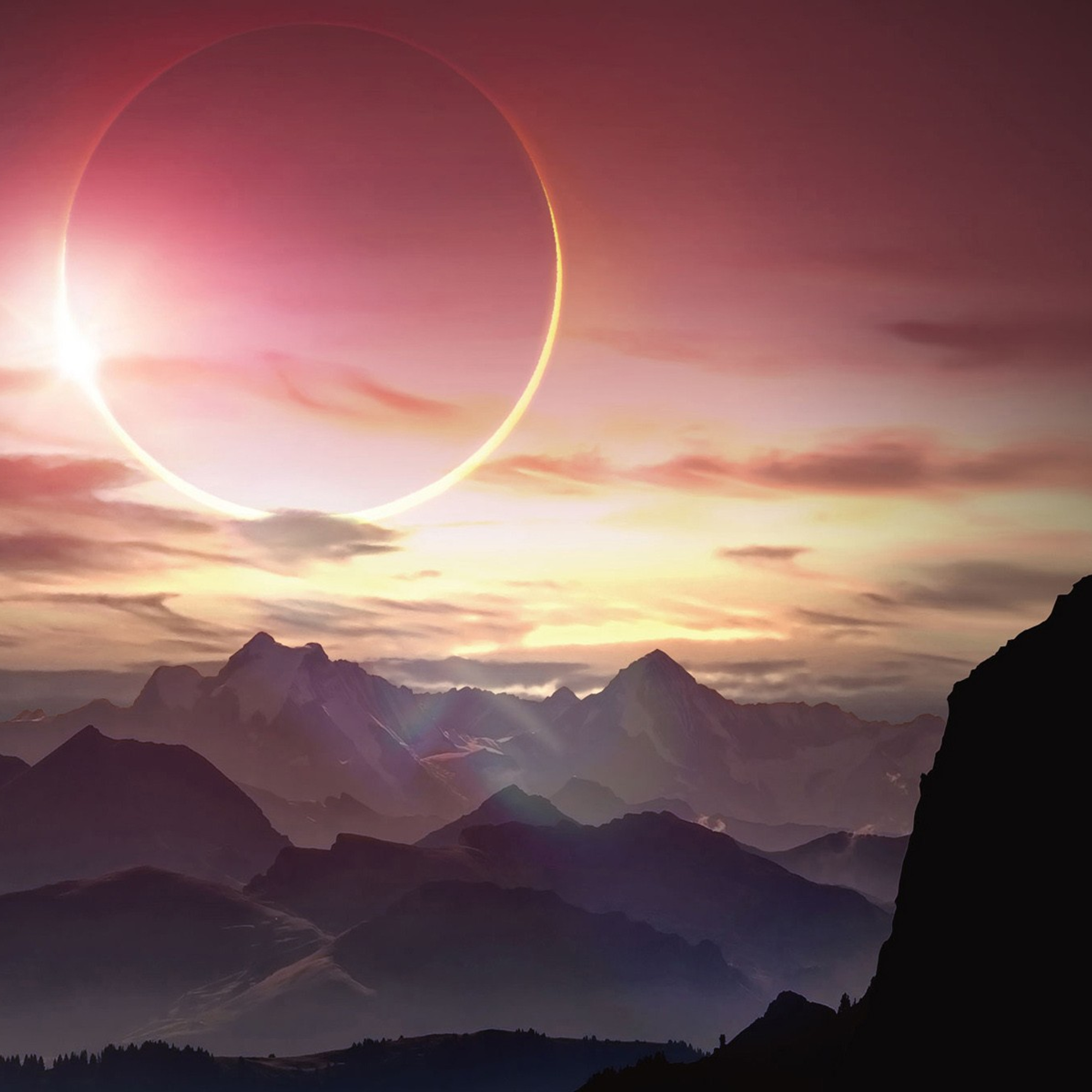 2932x2932 Solar Eclipse Ipad Pro Retina Display ,HD 4k Wallpapers ...